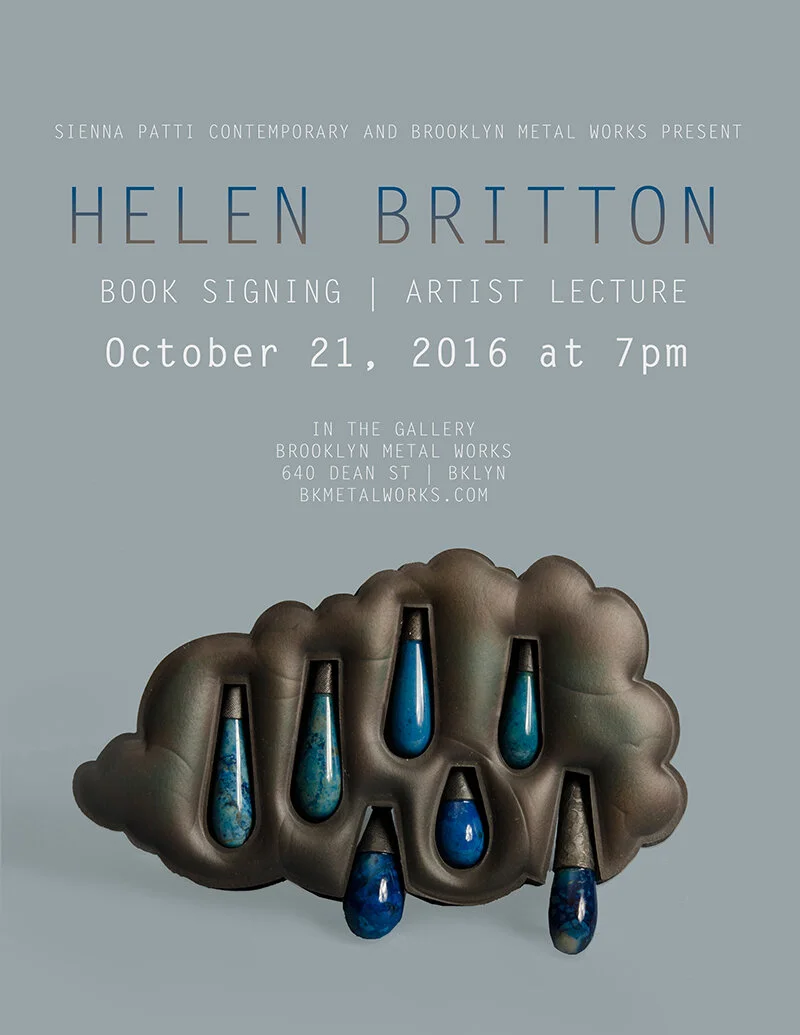 Helen Britton | Book Signing & Artist Talk — Brooklyn Metal Works