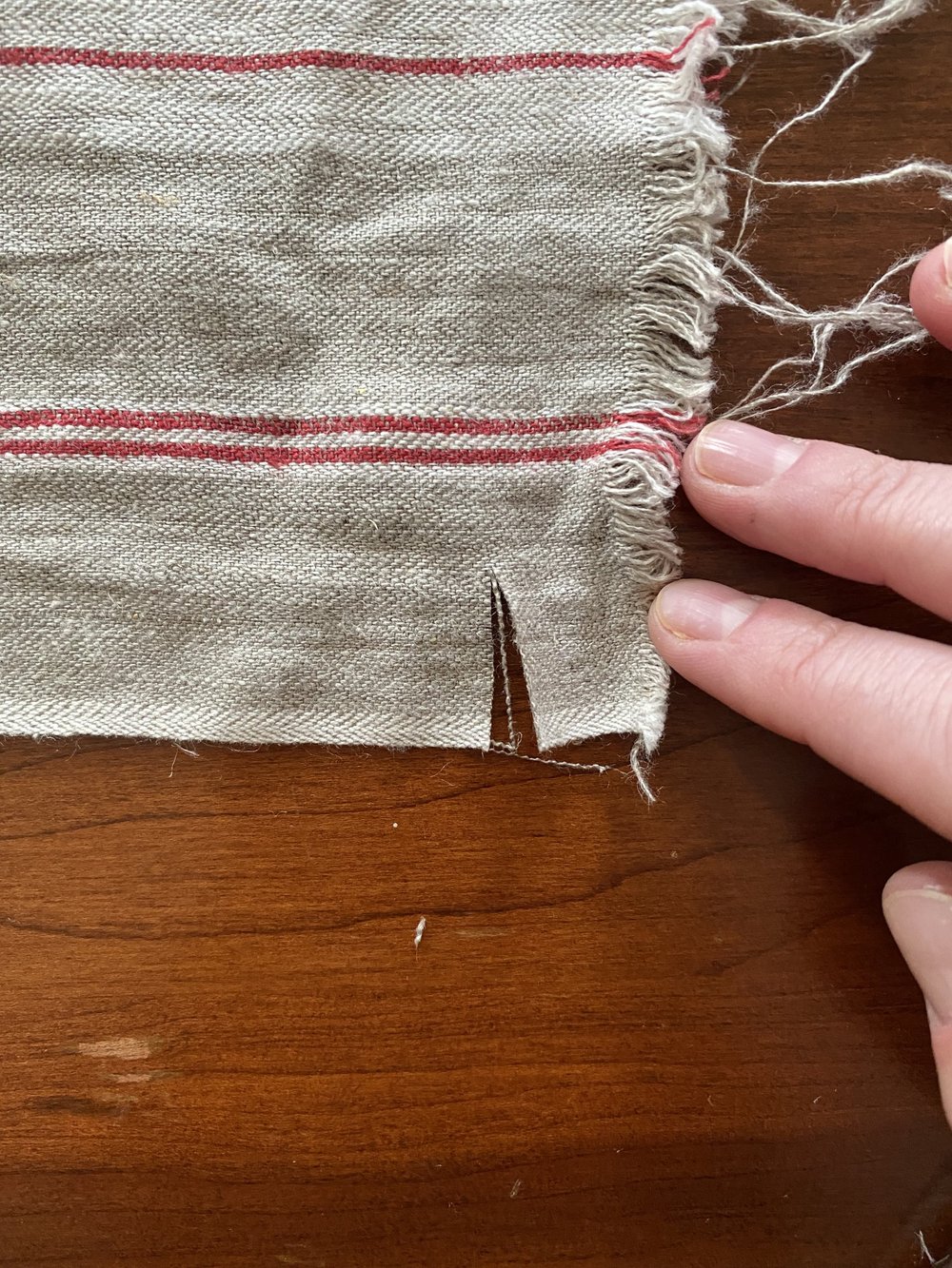 Pulling Threads — sewn