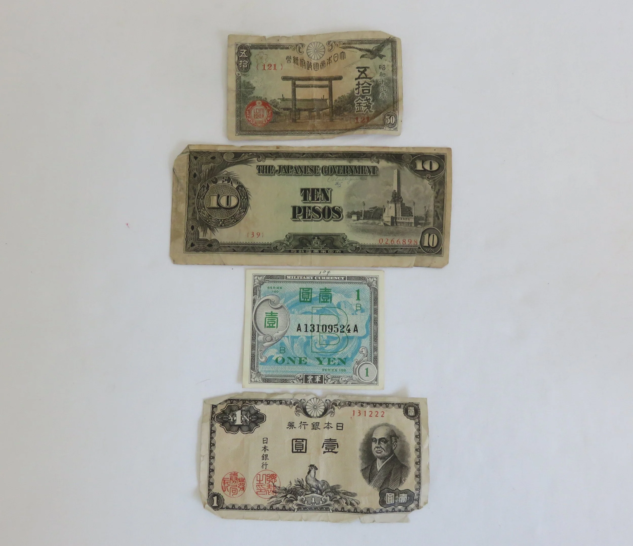 Japan. WW2 Period, Invasion Money and Post War Money — WW2 Collectors World