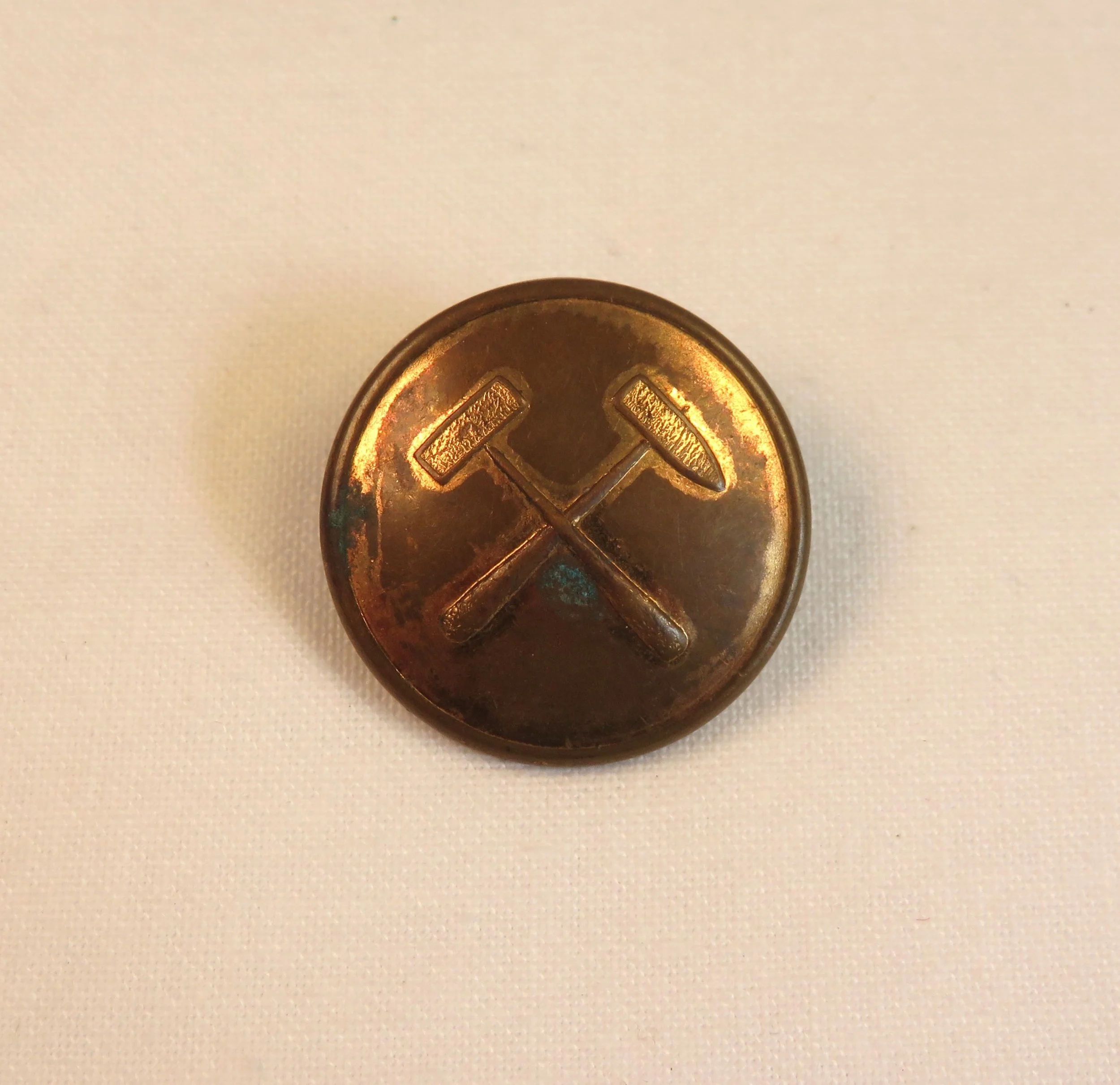 Germany. Miner Button (22mm) — WW2 Collectors World