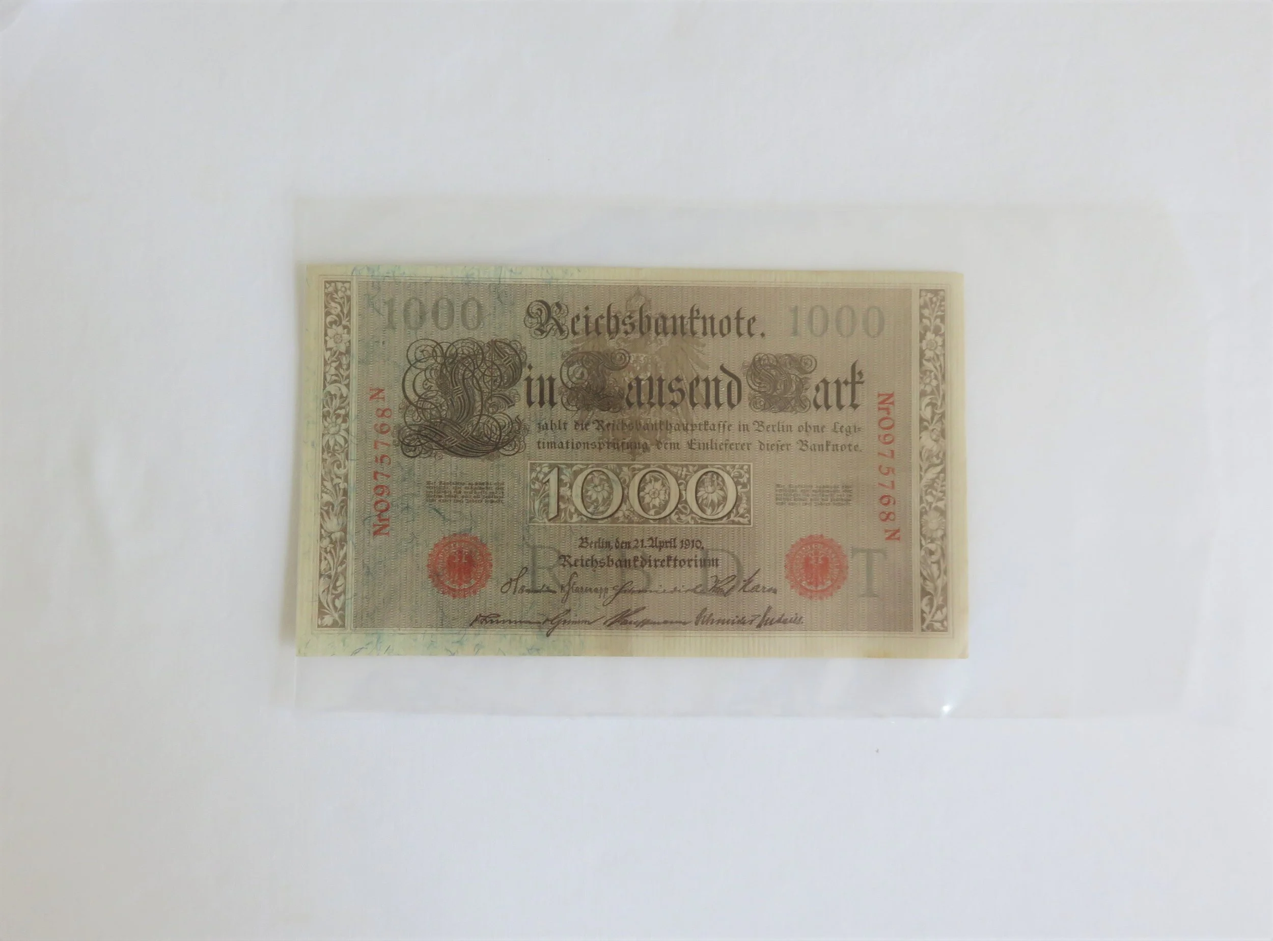Germany. 1910 - 1,000 Mark Note — WW2 Collectors World