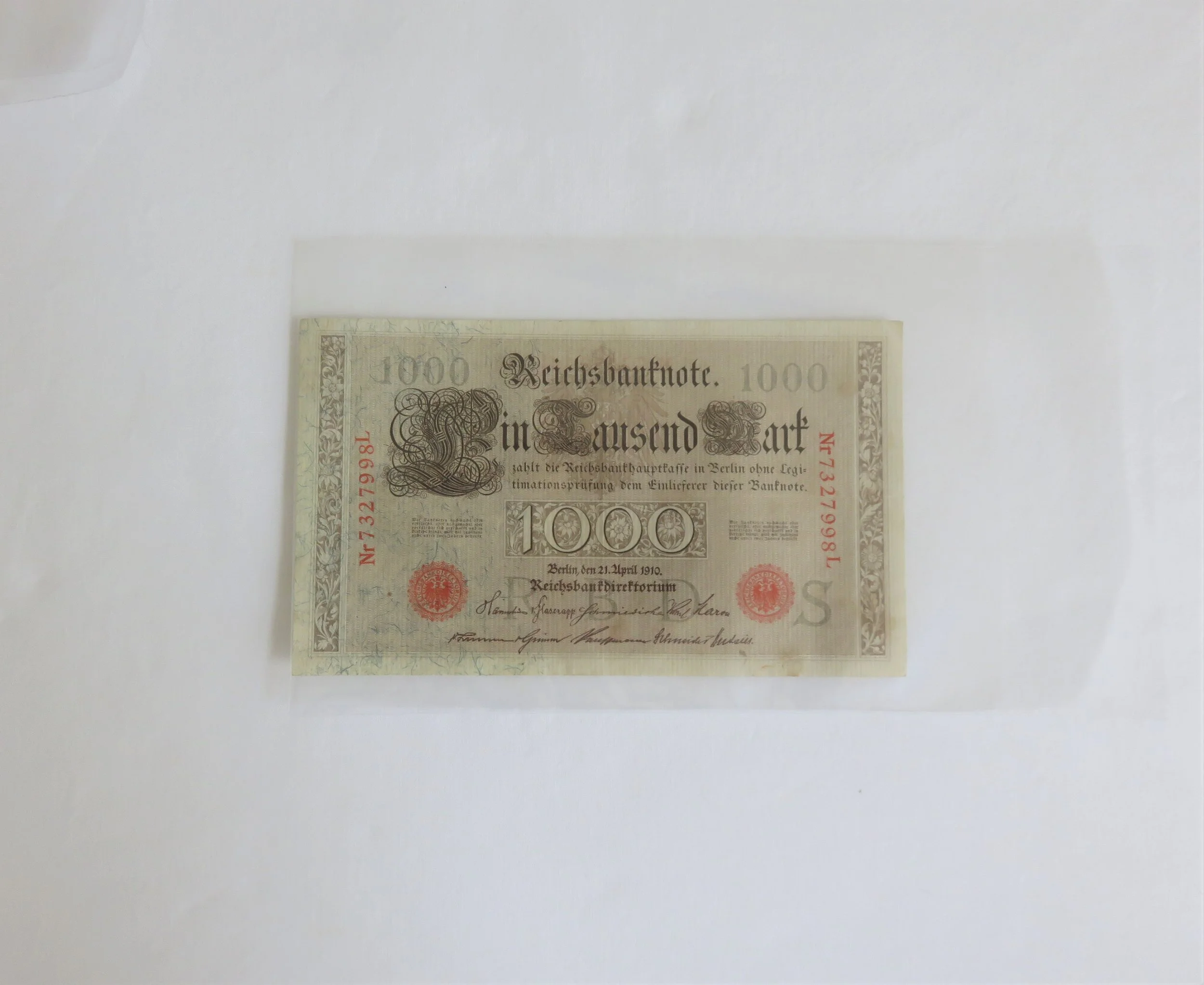 Germany. 1910 - 1,000 Mark Note — WW2 Collectors World