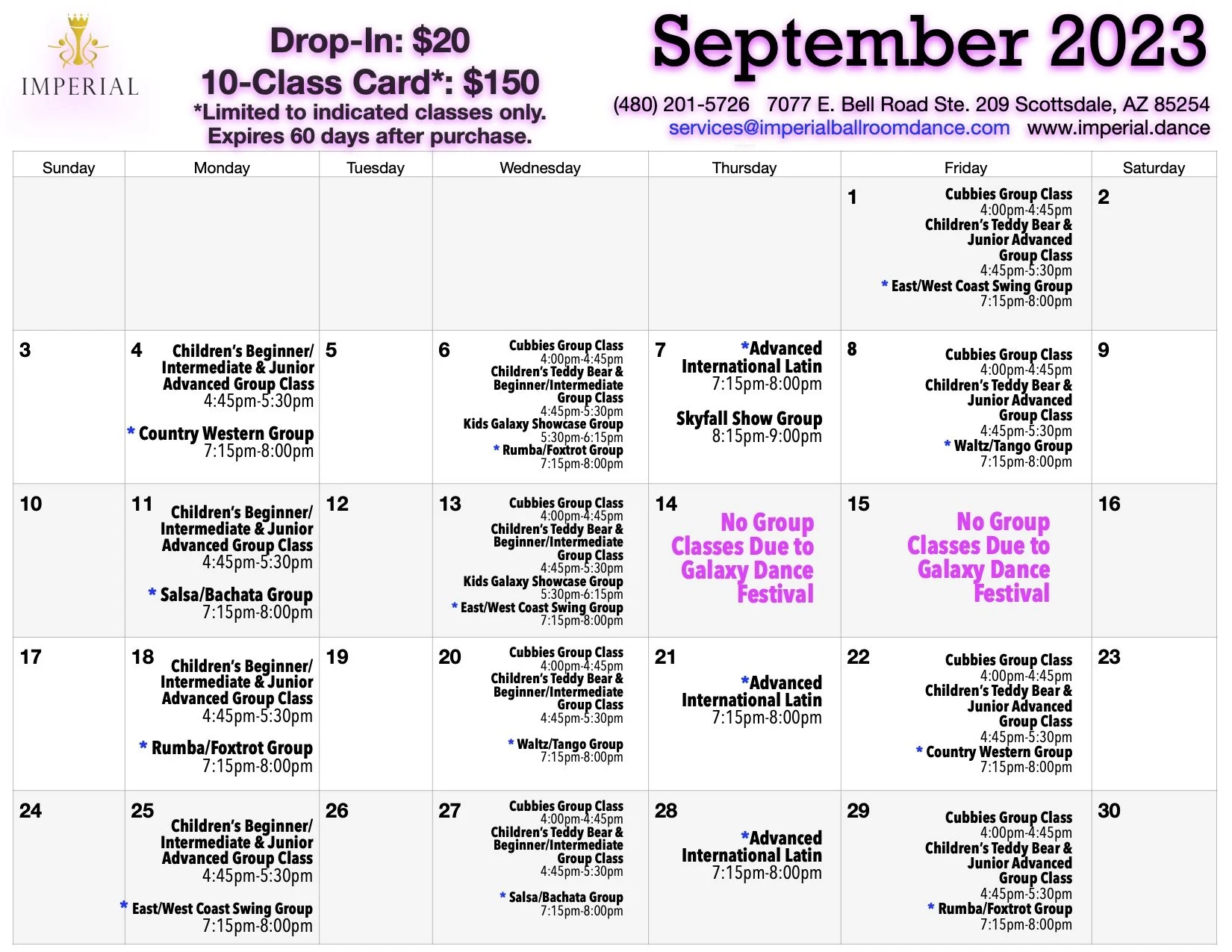 Drop In Dance Class for Only $20 - Social Dancing — Imperial Ballroom ...