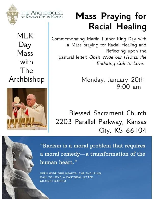 Martin Luther King Day Mass — Holy Family School of Faith