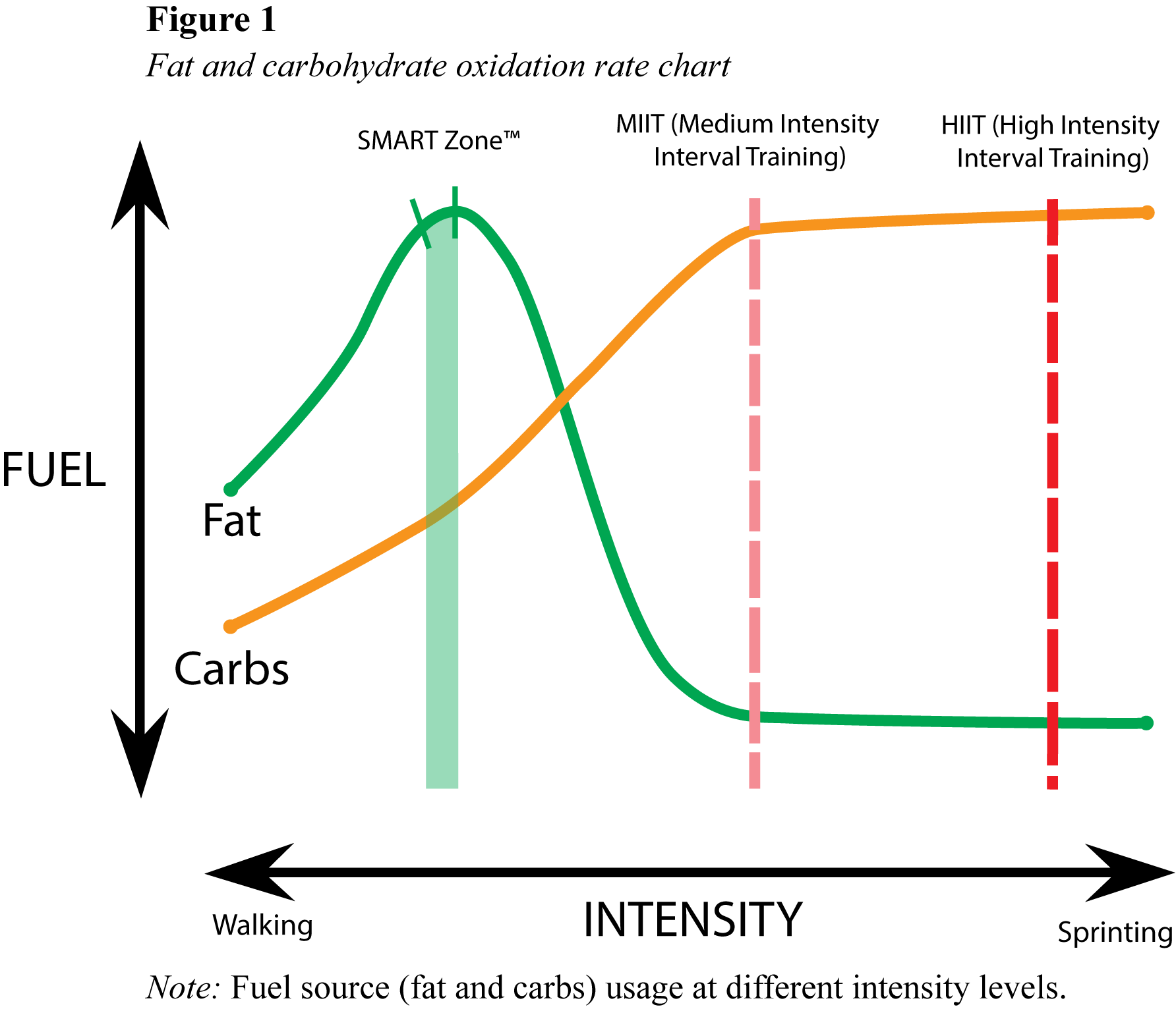 Carb Burning Chart