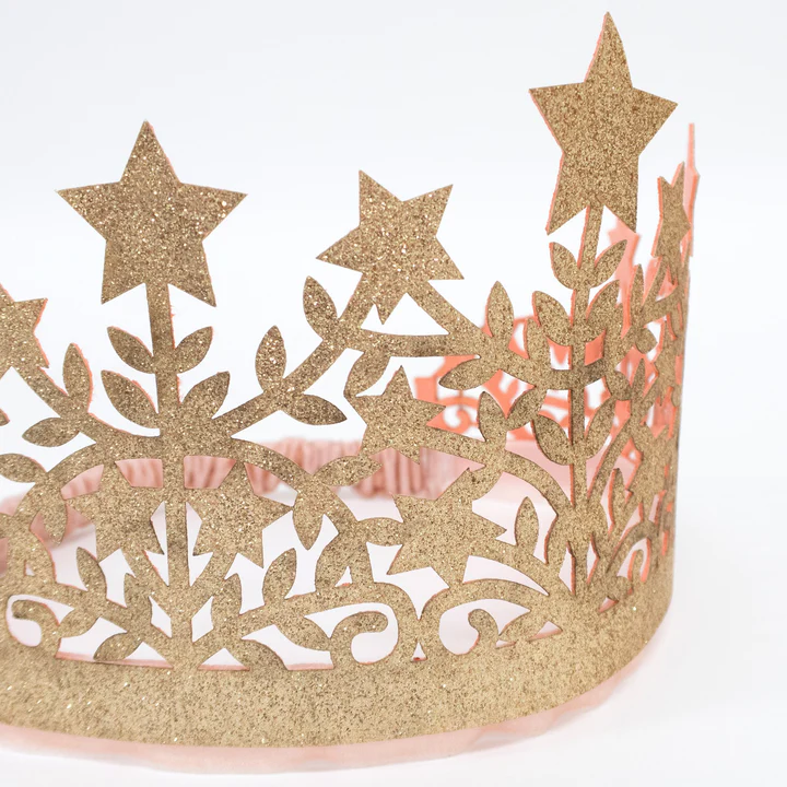 Glitter Fabric Star Crown - Meri Meri | Inspiration Tales