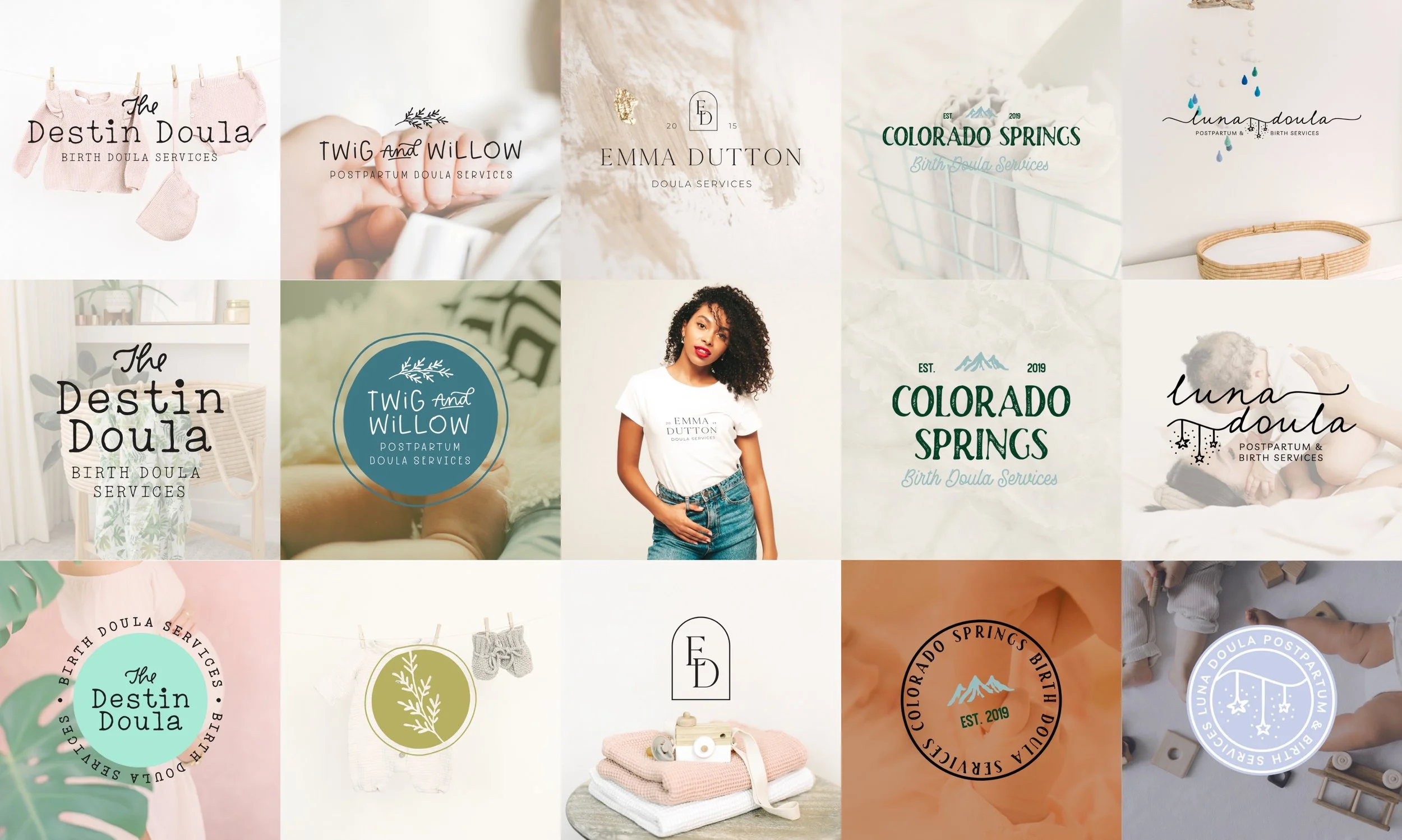Doula logo Semi-Custom Logos for Doulas | Beautiful and Affordable