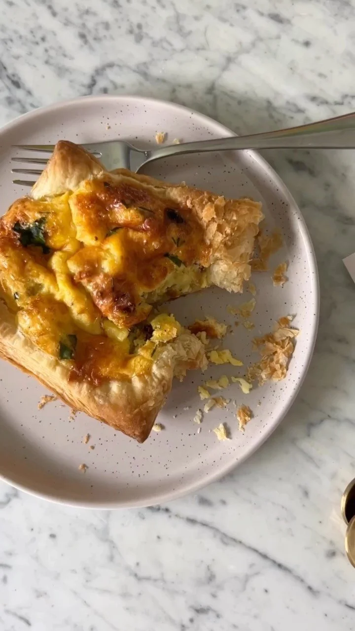 Eggs on Toast with Feta, Chives, & Tomato Relish — From April's Kitchen