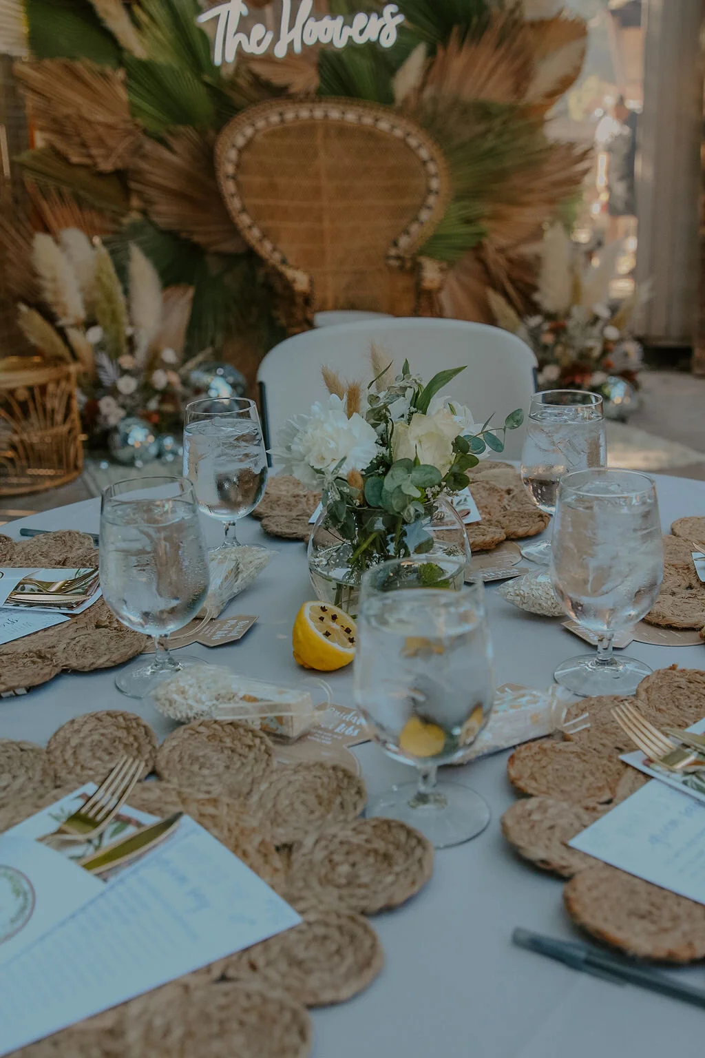 Dried Palm Backdrop — Let's Party Prettier | Specialty Event and ...