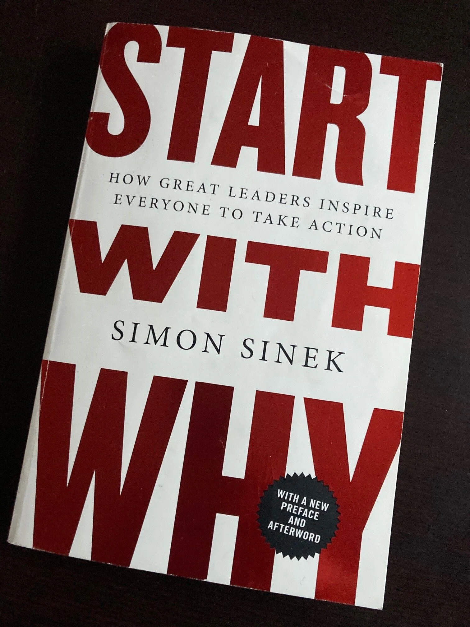 Start with Why - The Book — Leadership and Life - Building Strong ...