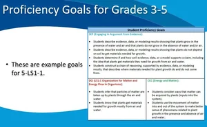 Proficiency Goals — Phenomenon Science Education