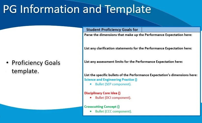 Proficiency Goals — Phenomenon Science Education