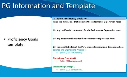 Proficiency Goals — Phenomenon Science Education