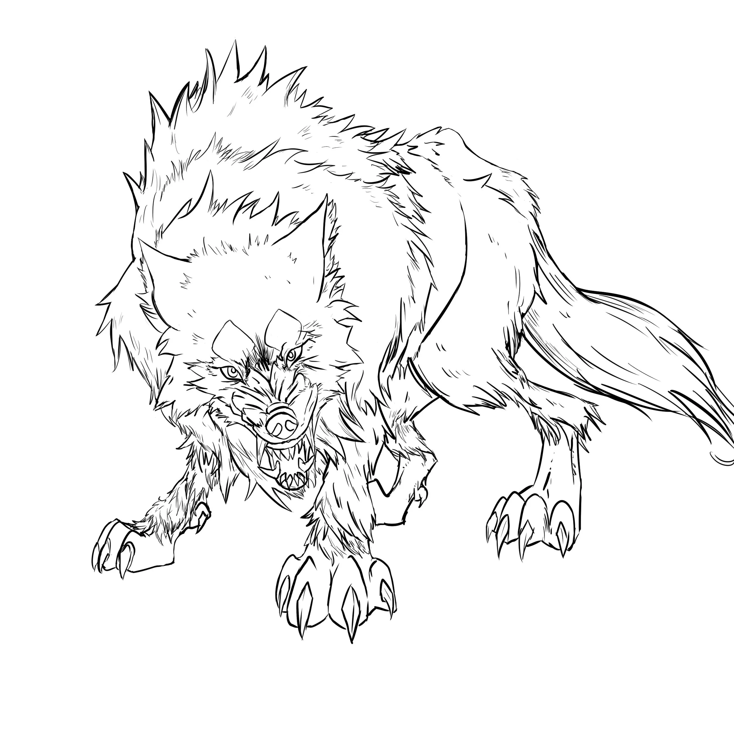 The Ice-Bristle Wolf: From idea to creation — Aaron Oster
