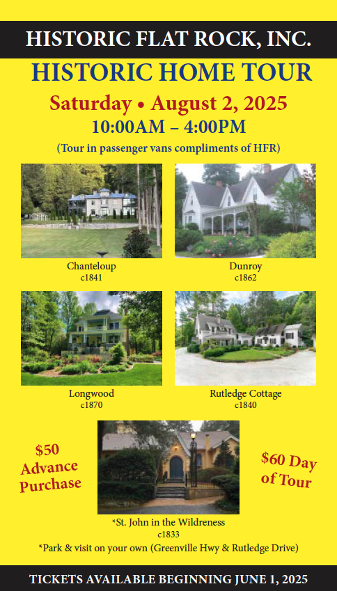 Historic Home Tour 2025 — Flat Rock Together