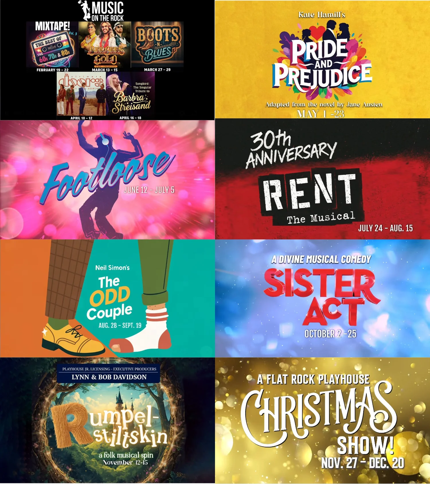 Flat Rock Playhouse Season Ticket Sales Open — Flat Rock Together