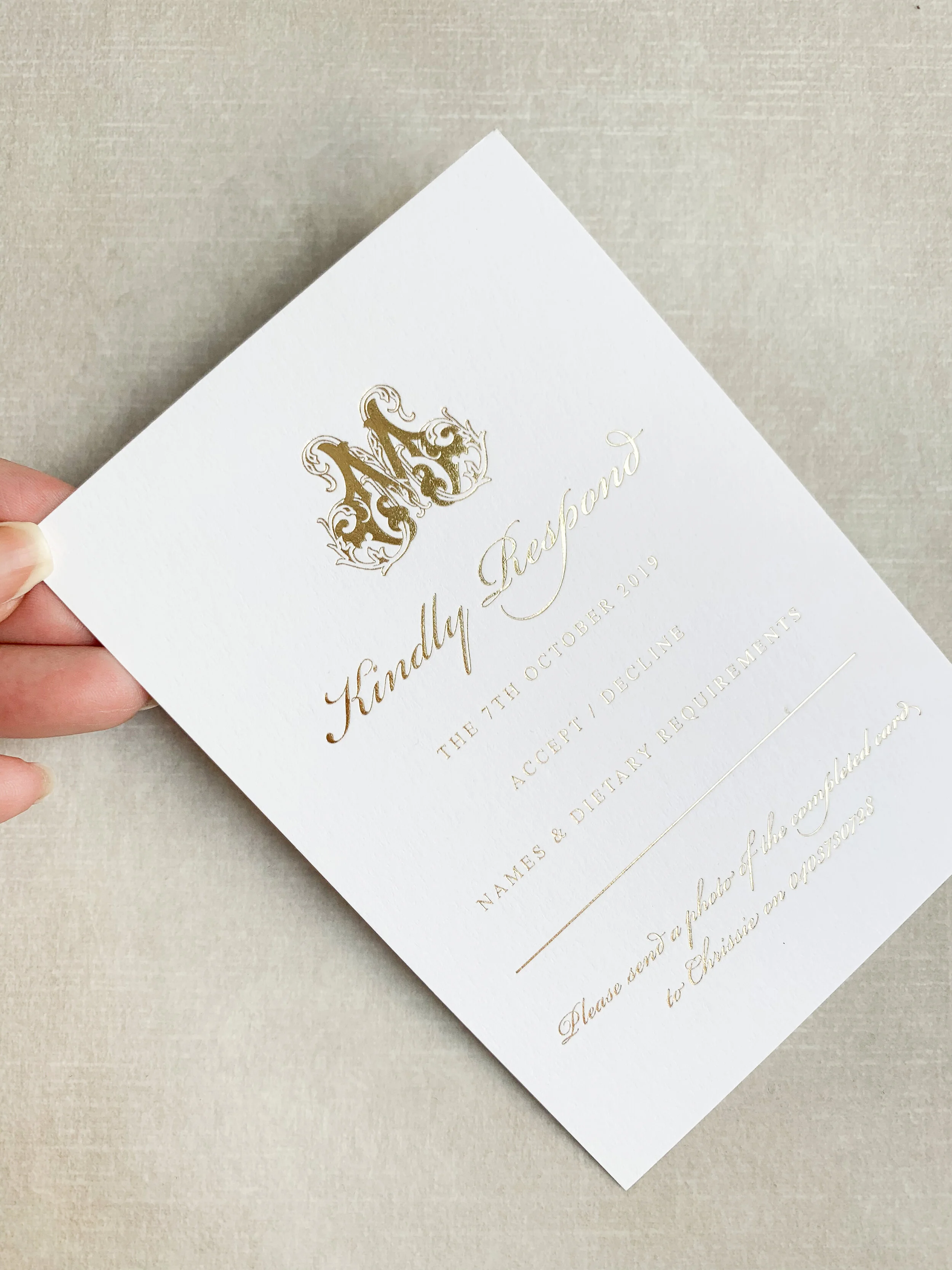 Wedding RSVP Wording Ideas — LETTERING BY GRG