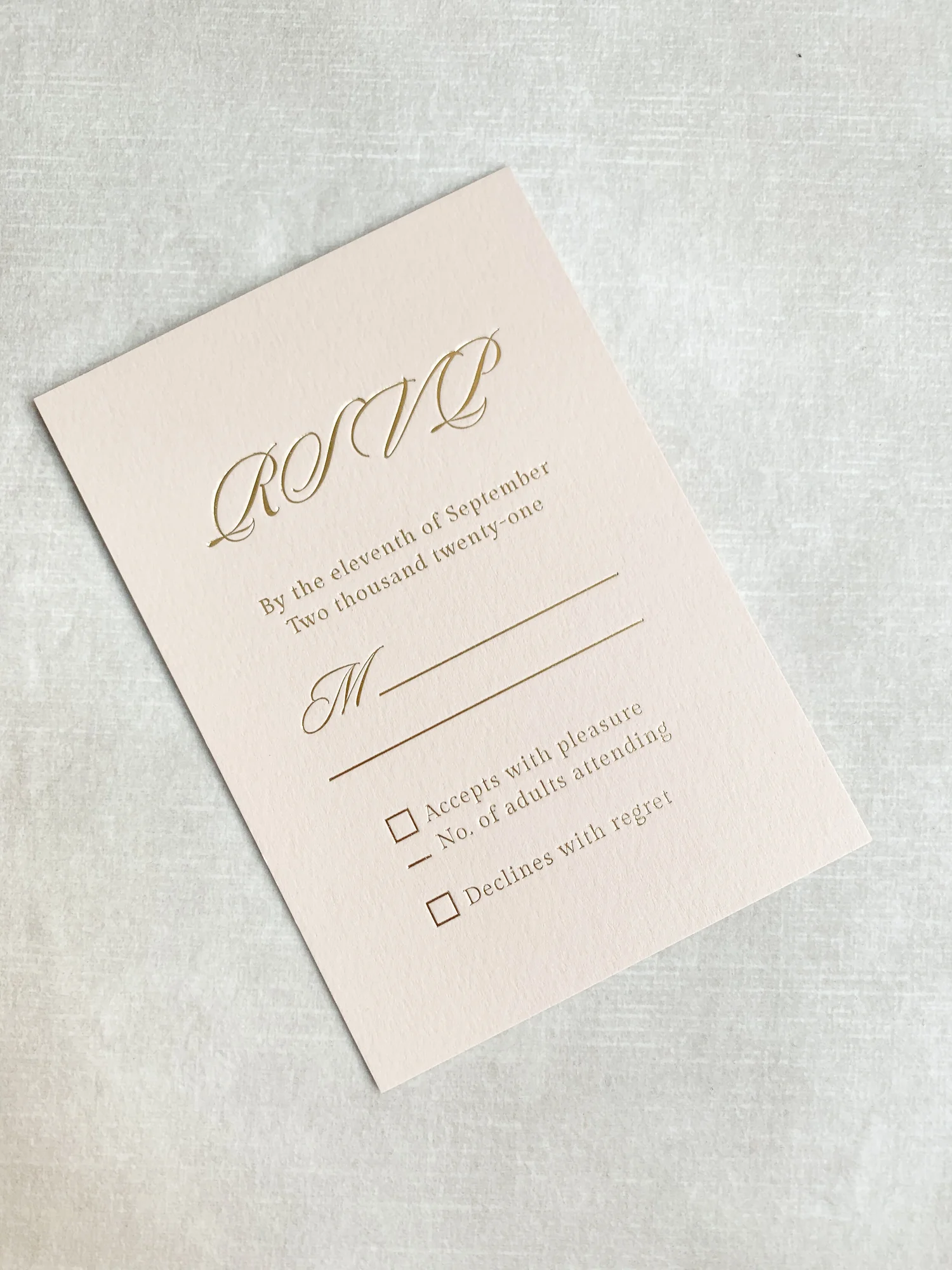 Wedding RSVP Wording Ideas, Reply Card Examples and Options — LETTERING ...