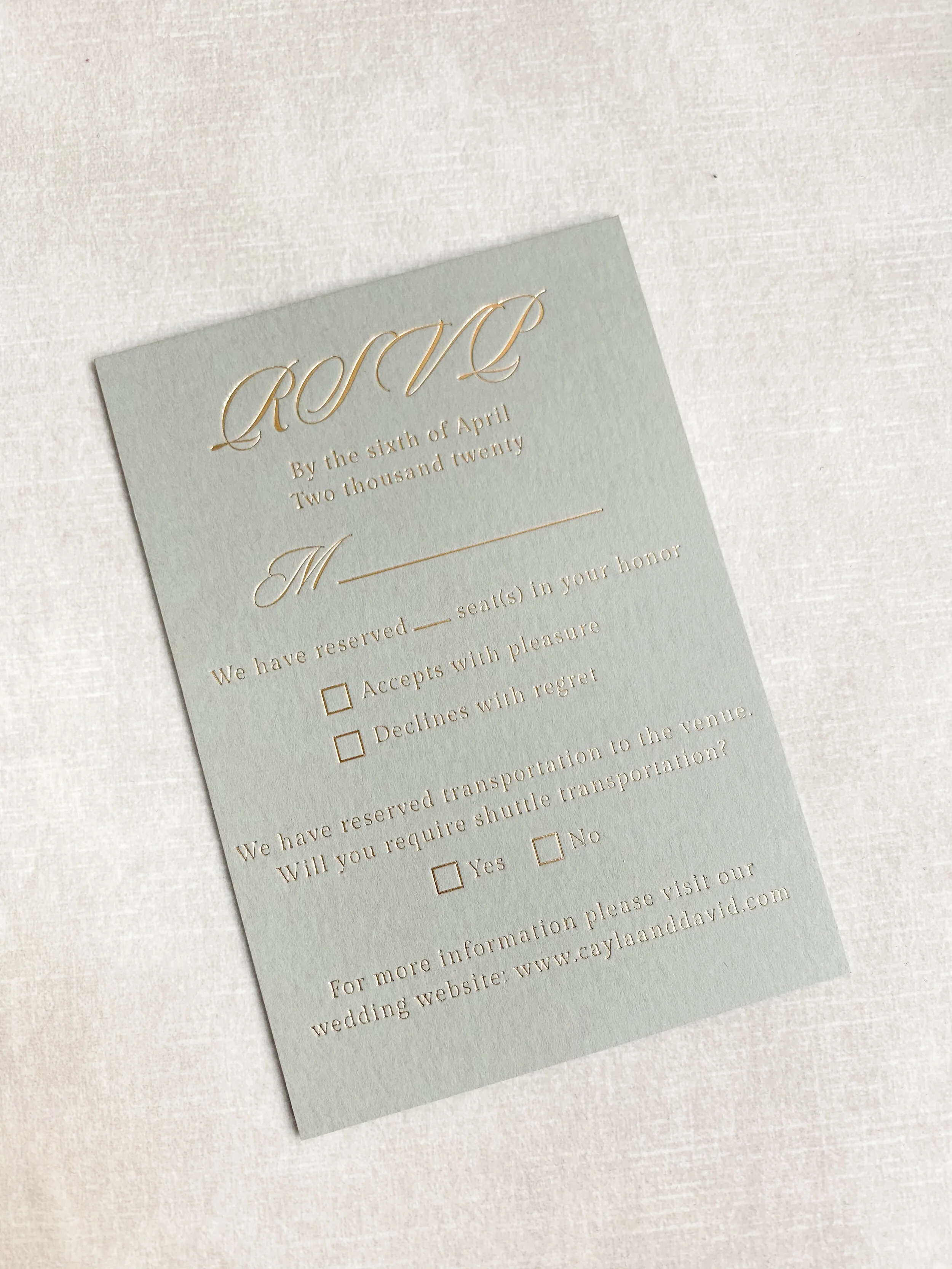 Wedding RSVP Wording Ideas — LETTERING BY GRG
