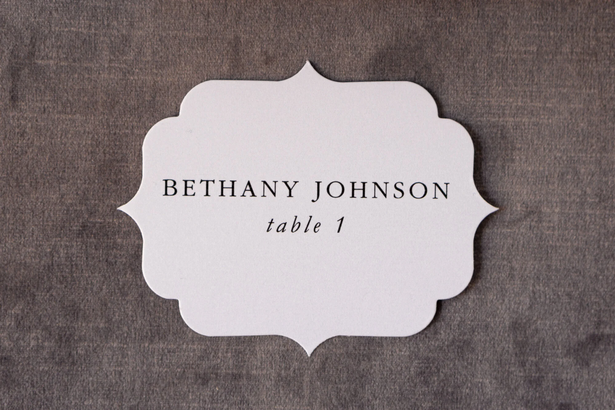 Place Cards — LETTERING BY GRG