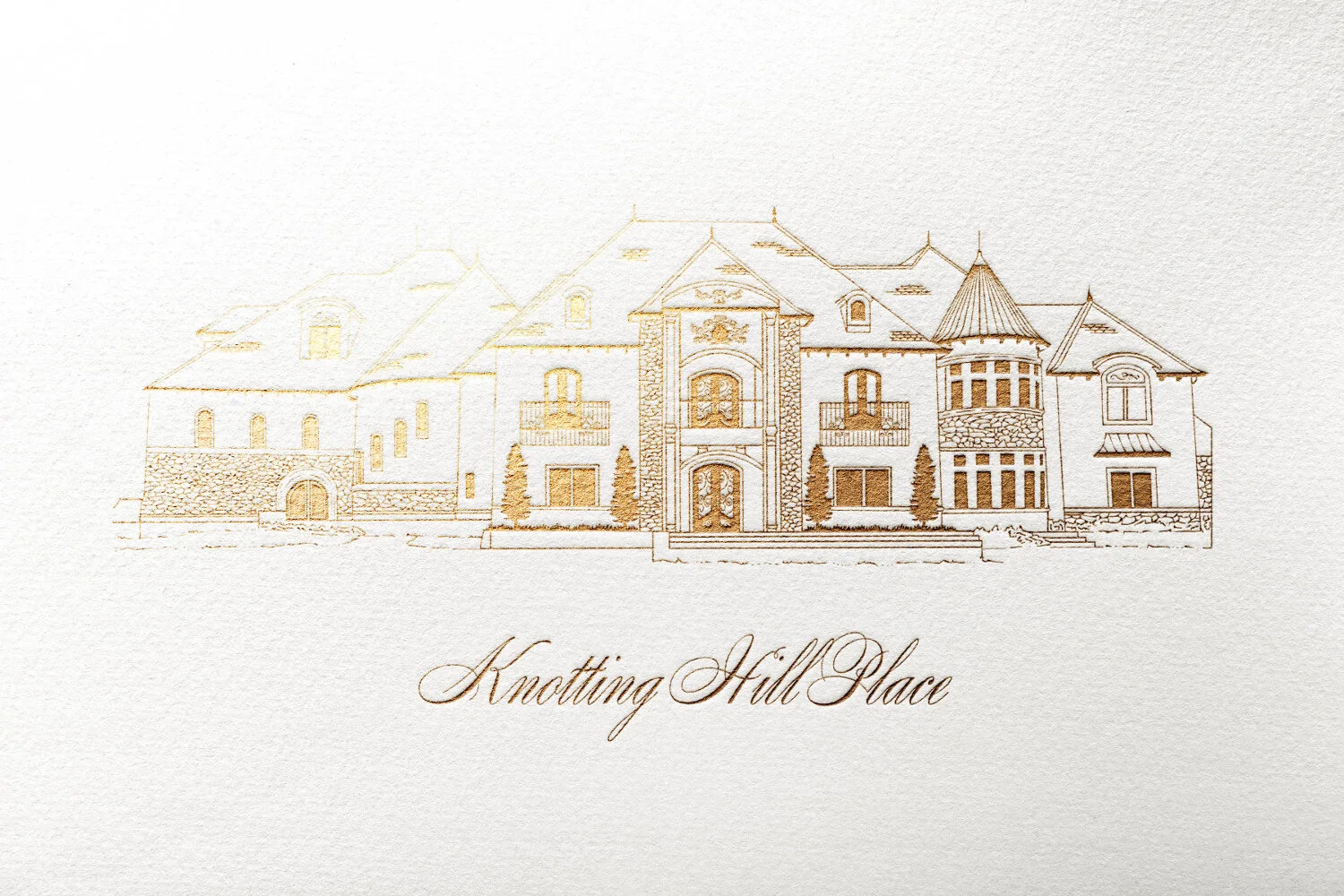 Venue Sketch for your Wedding Invitation Stationery Suites — LETTERING ...