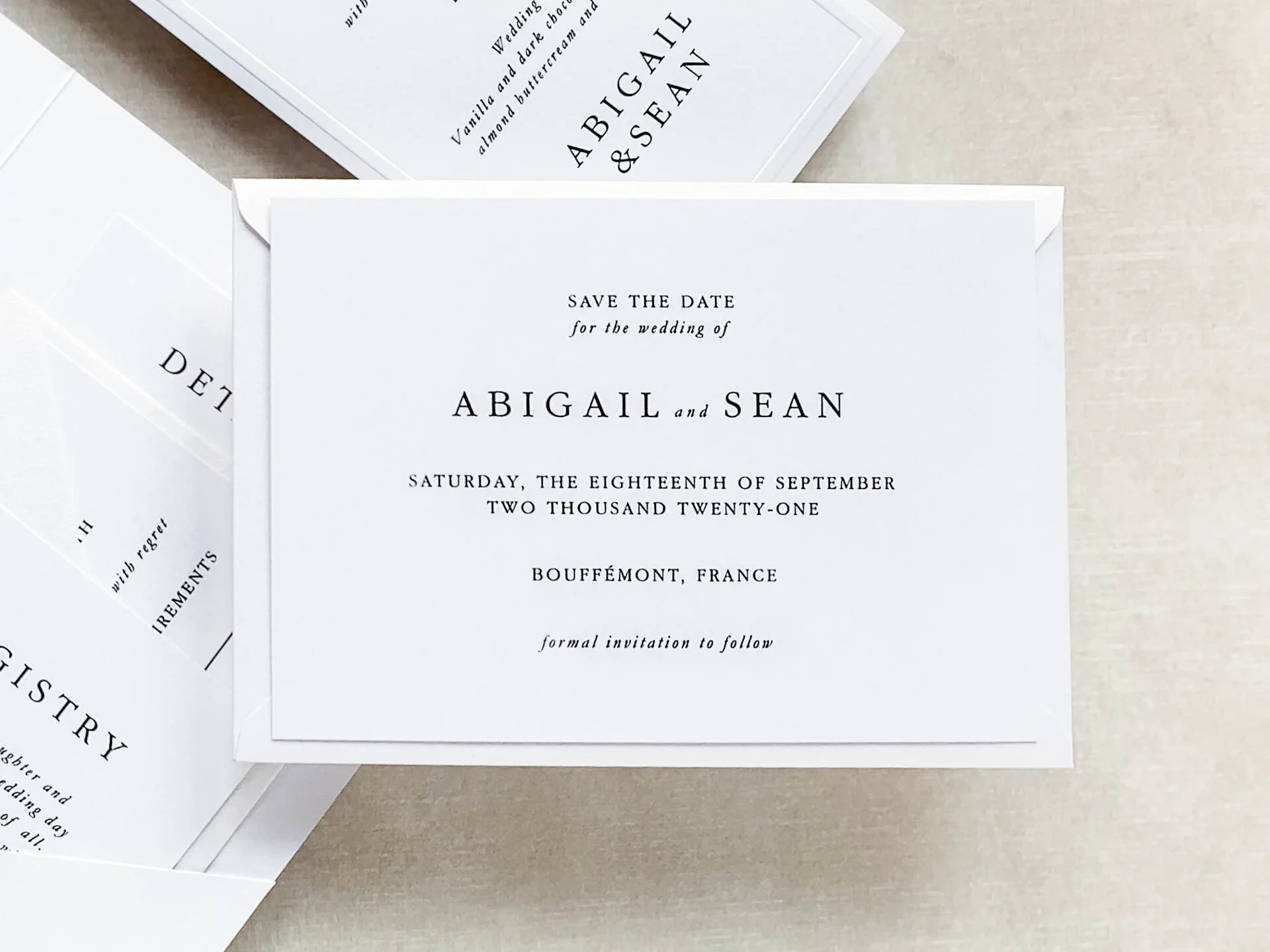 Sample Set - Abigail Suite — LETTERING BY GRG