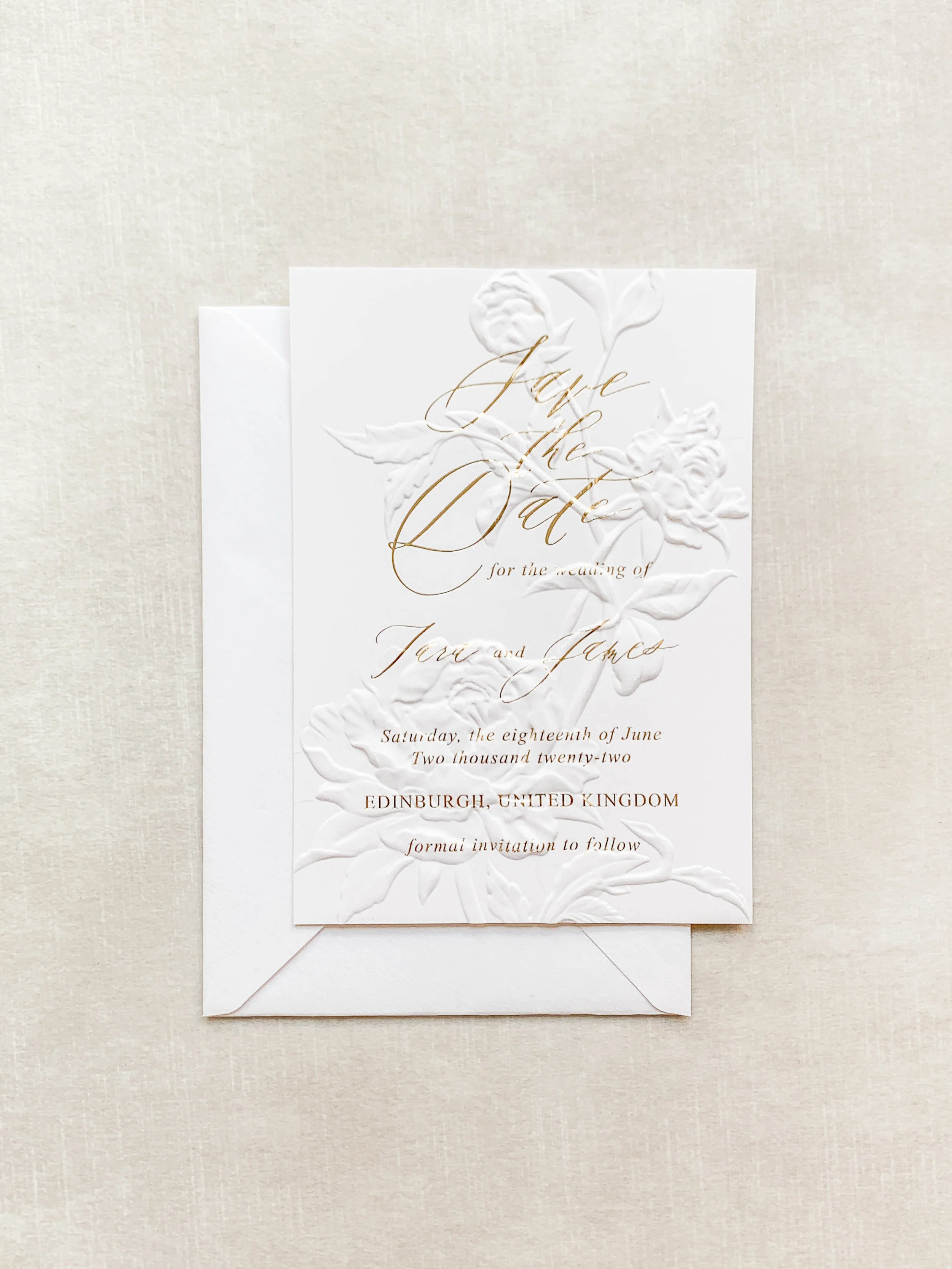 Sculpted embossing upgrade (Premade design) — LETTERING BY GRG