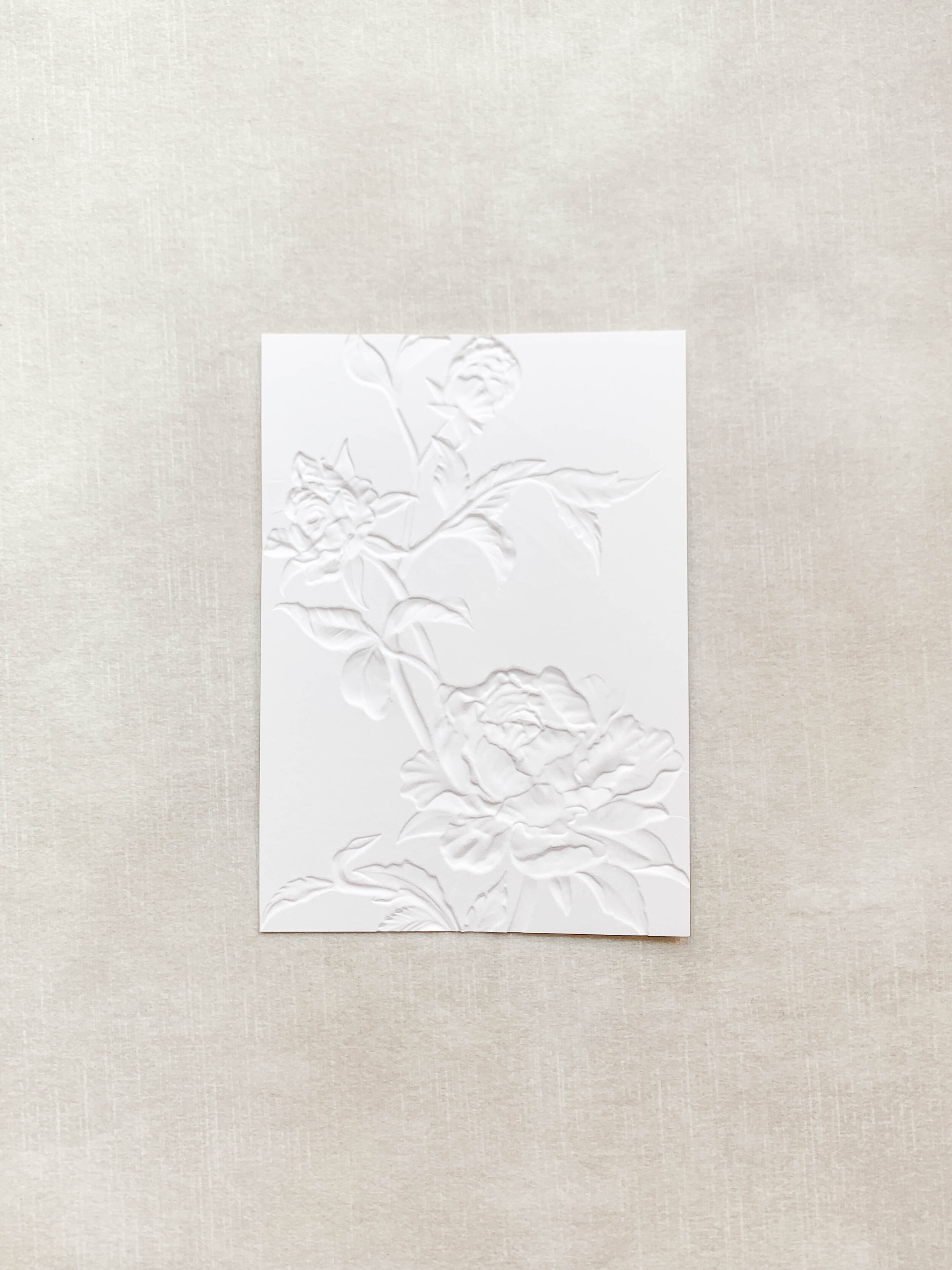 Sculpted embossing upgrade (Premade design) — LETTERING BY GRG