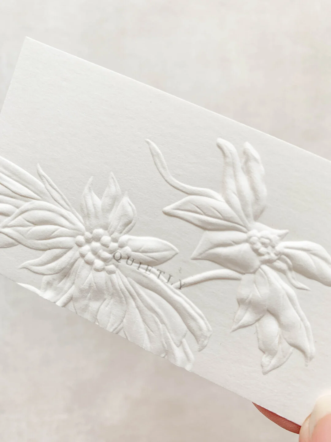 Luxury Business Cards - Gold Foil edges — LETTERING BY GRG