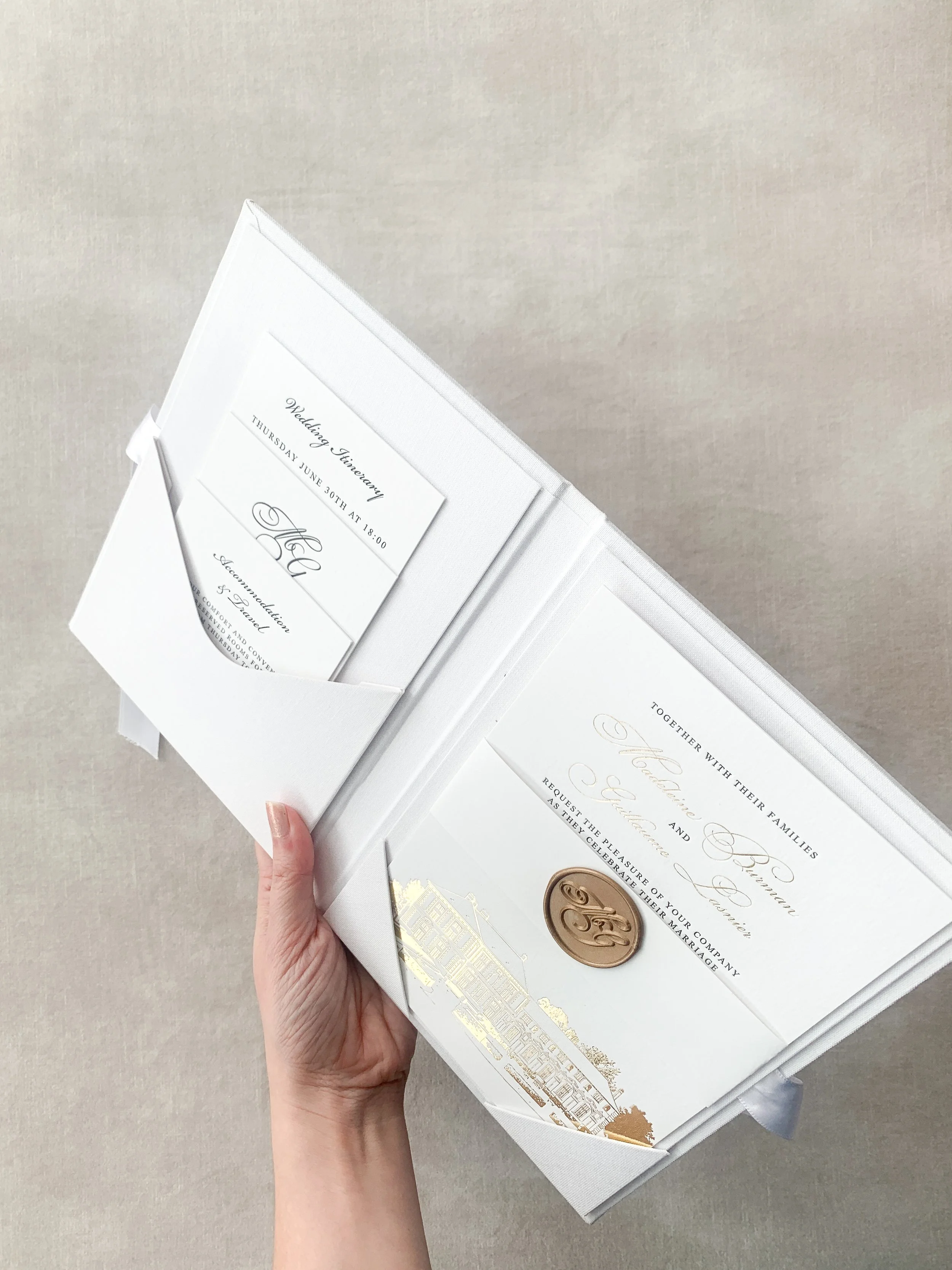 Wedding Invitation Folios — LETTERING BY GRG
