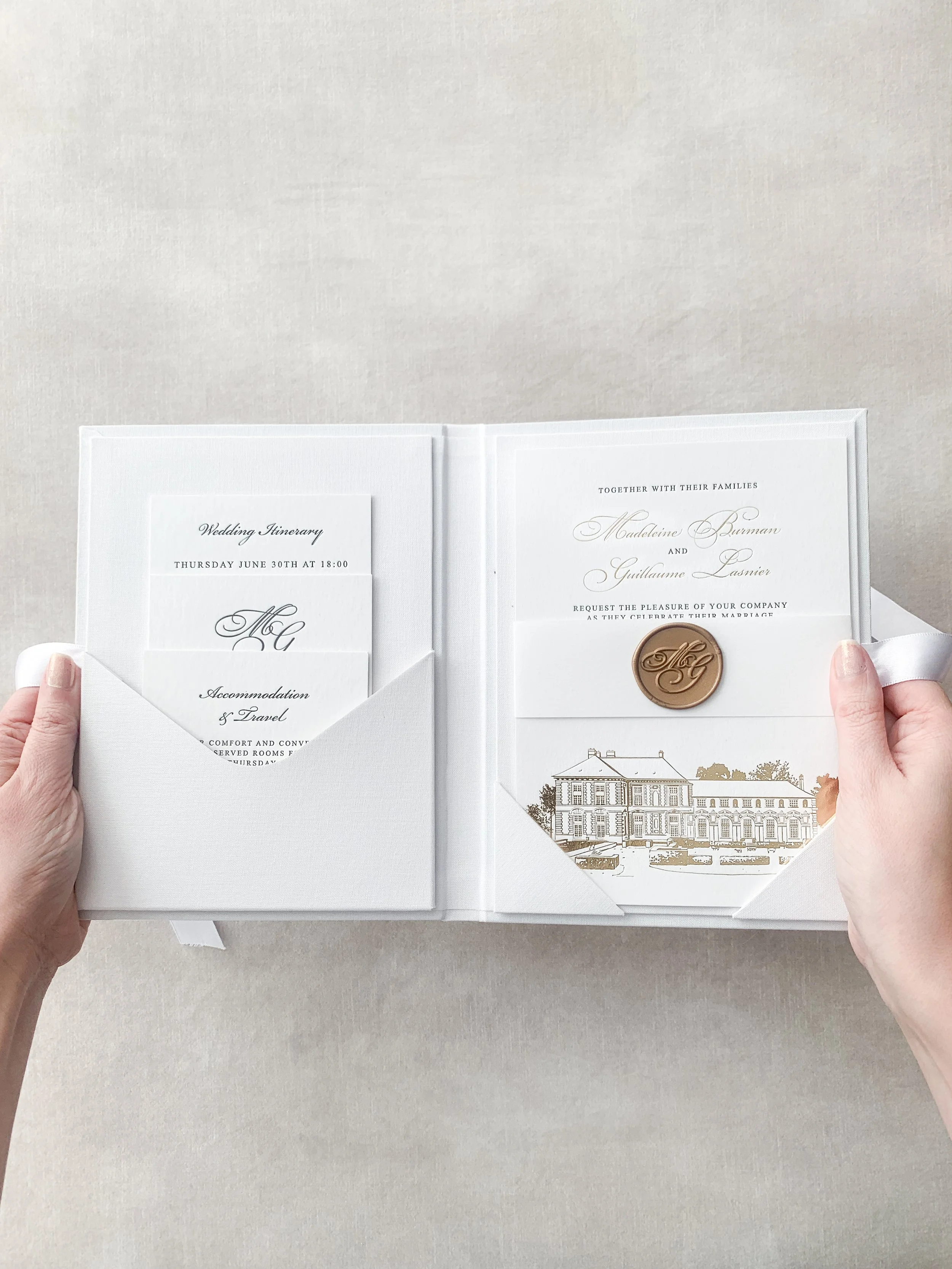 Wedding Invitation Folios — LETTERING BY GRG