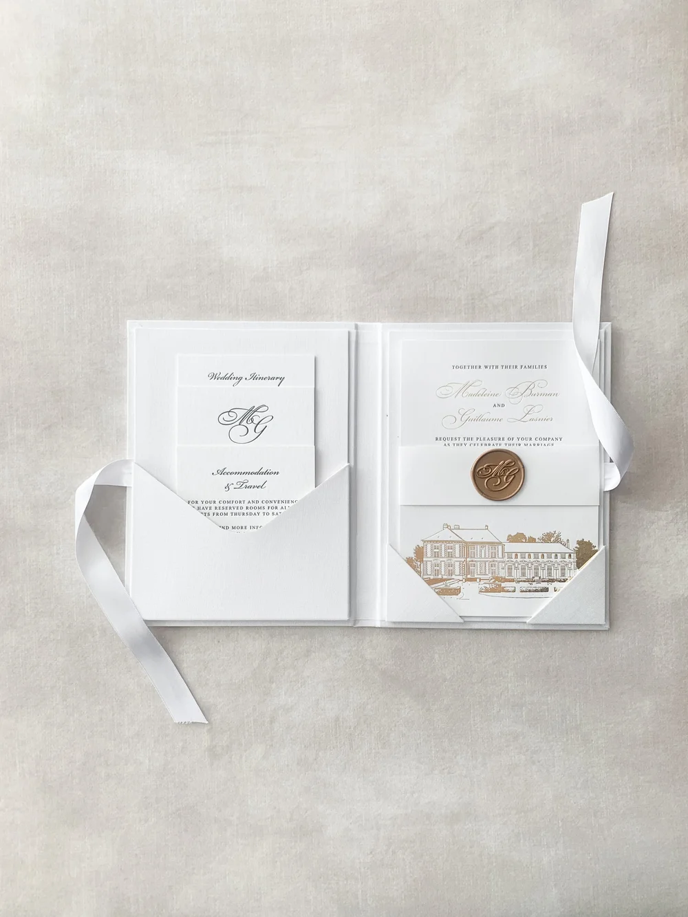 Wedding Invitation Folios — LETTERING BY GRG