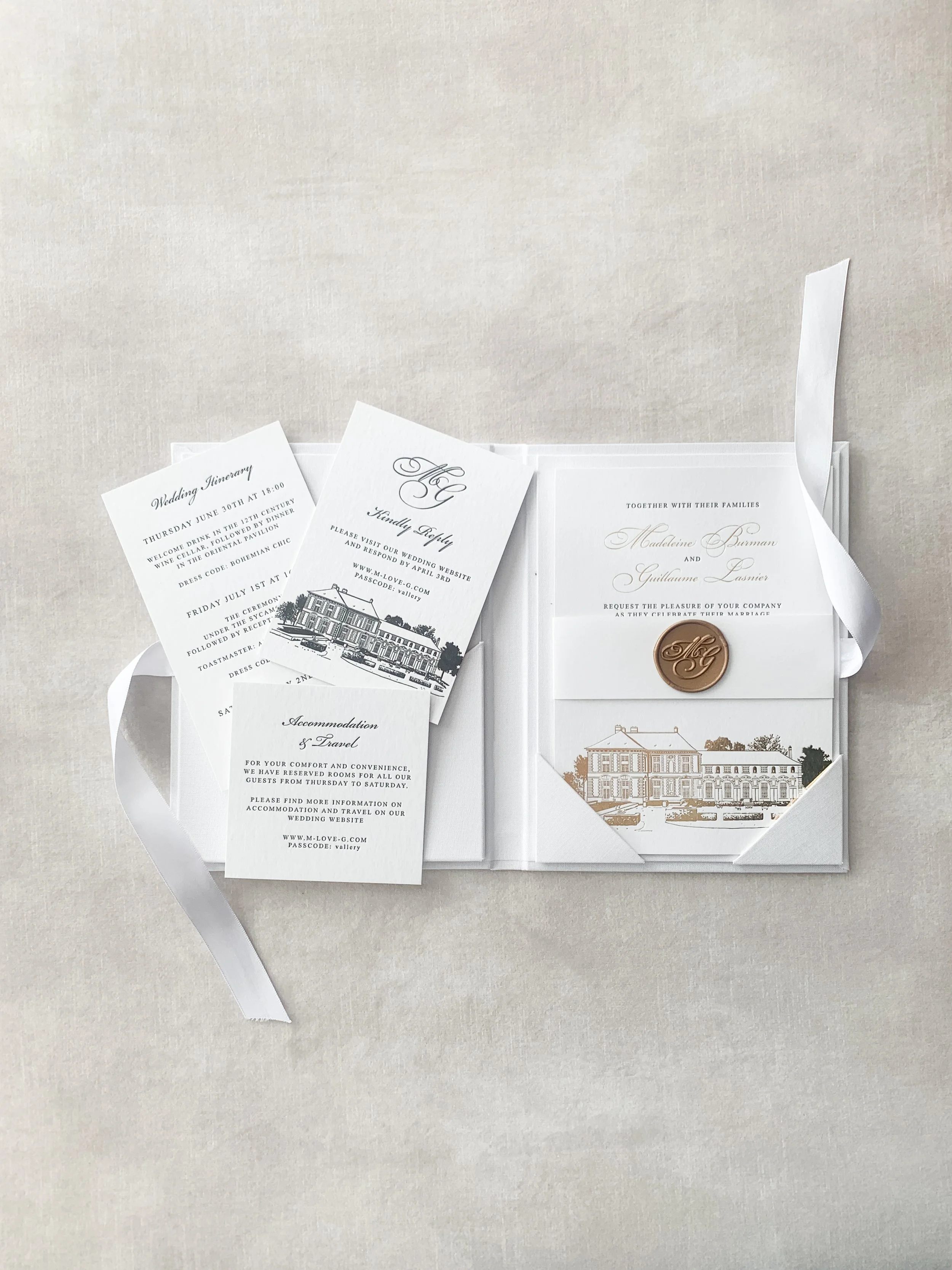 Wedding Invitation Folios — LETTERING BY GRG