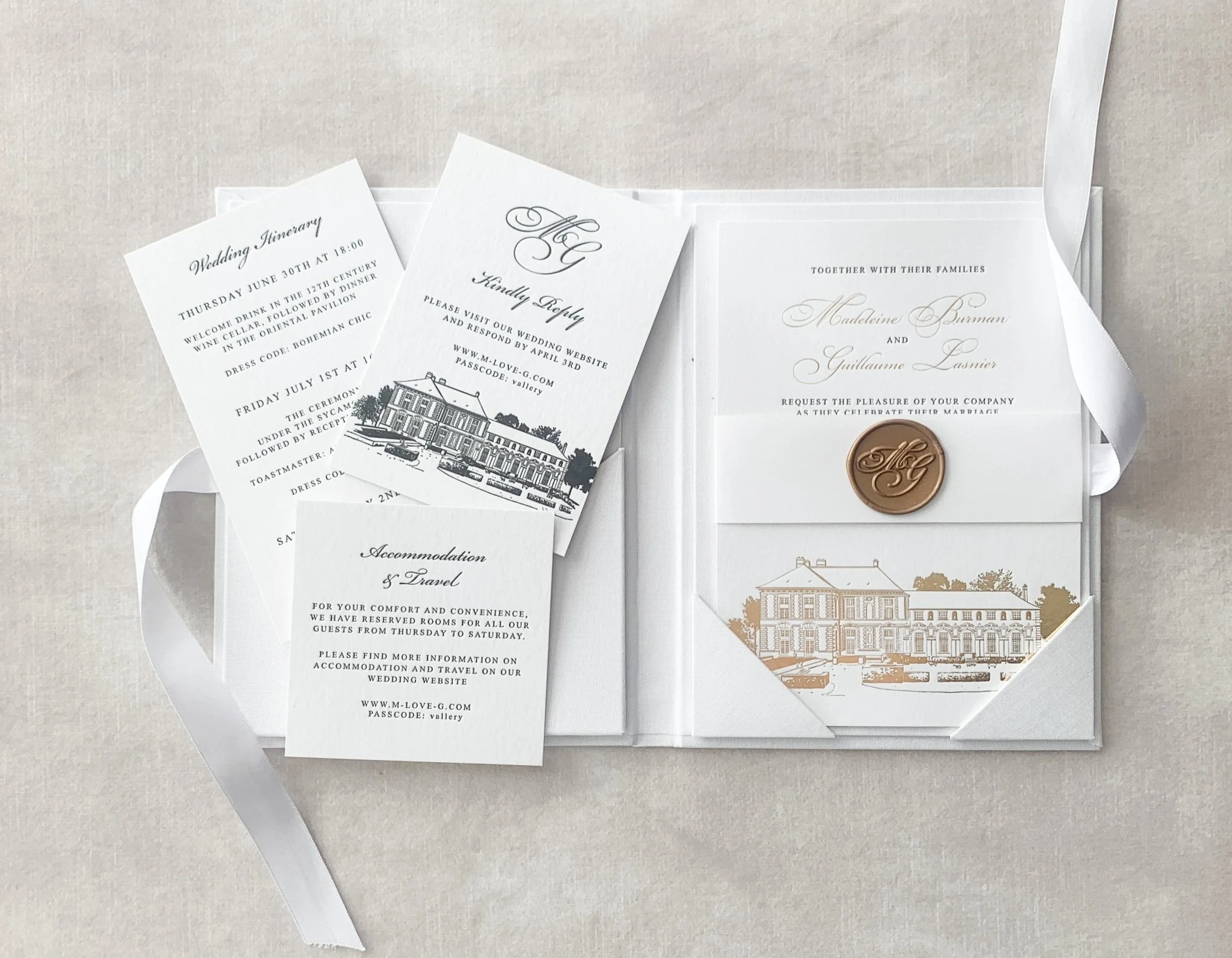 Wedding Invitation Folios — LETTERING BY GRG