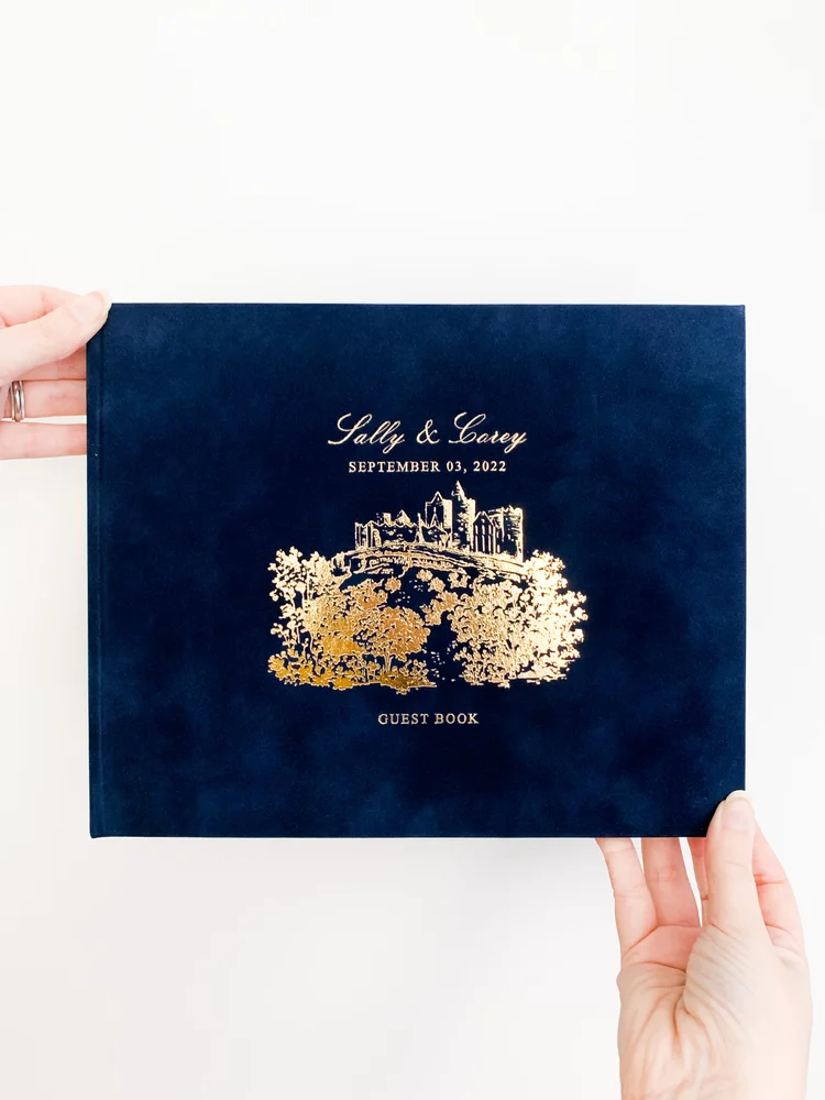 Velvet Guest Books — LETTERING BY GRG