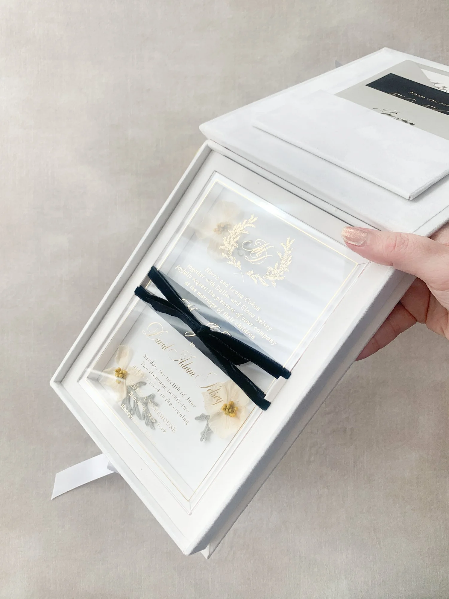 Discover our Luxury Invitation Boxes | Lettering By GRG