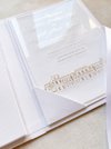 Wedding invitation folios | Lettering By GRG