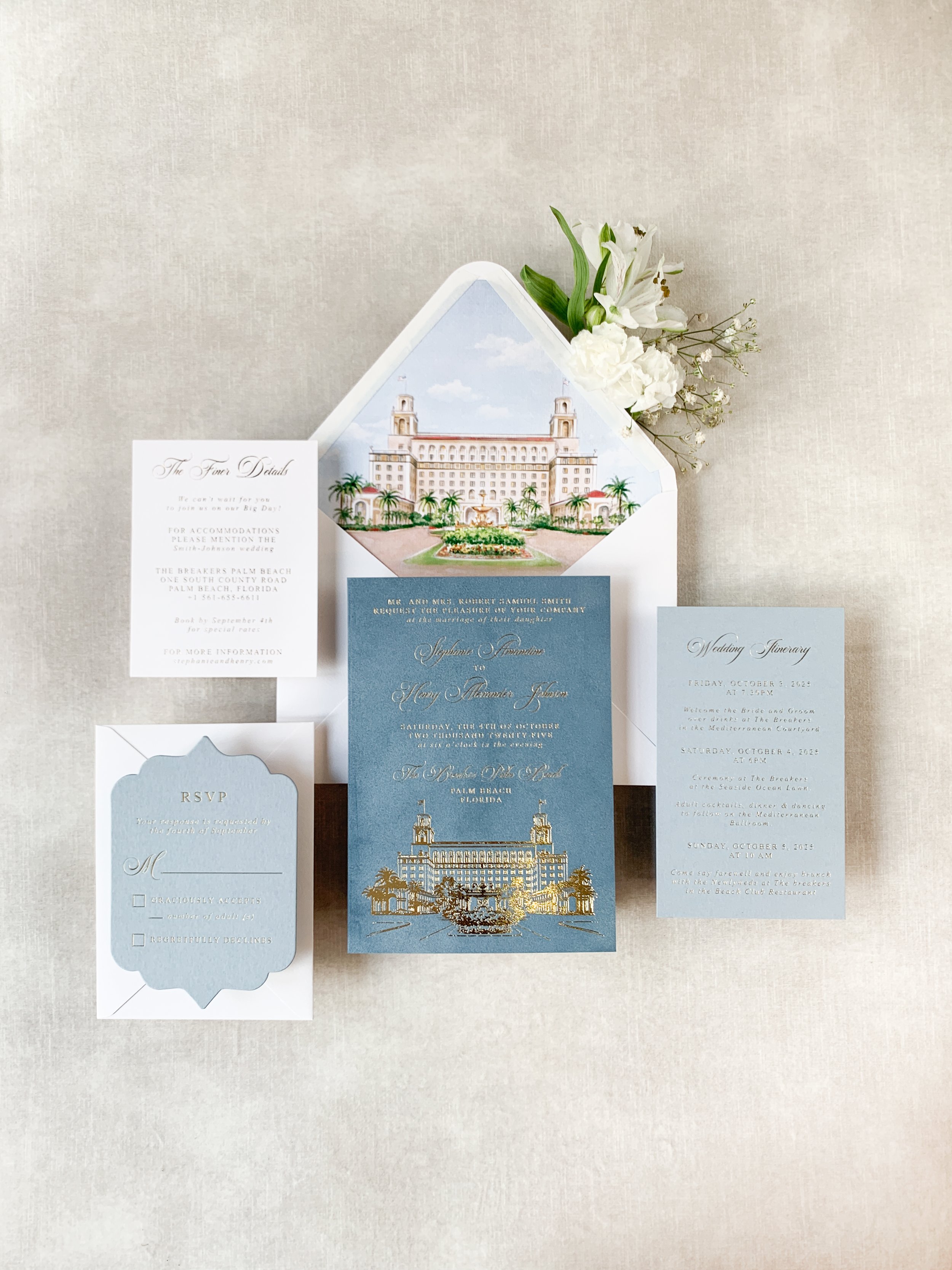 Beach wedding invitation sets | Beachweddingtips.com