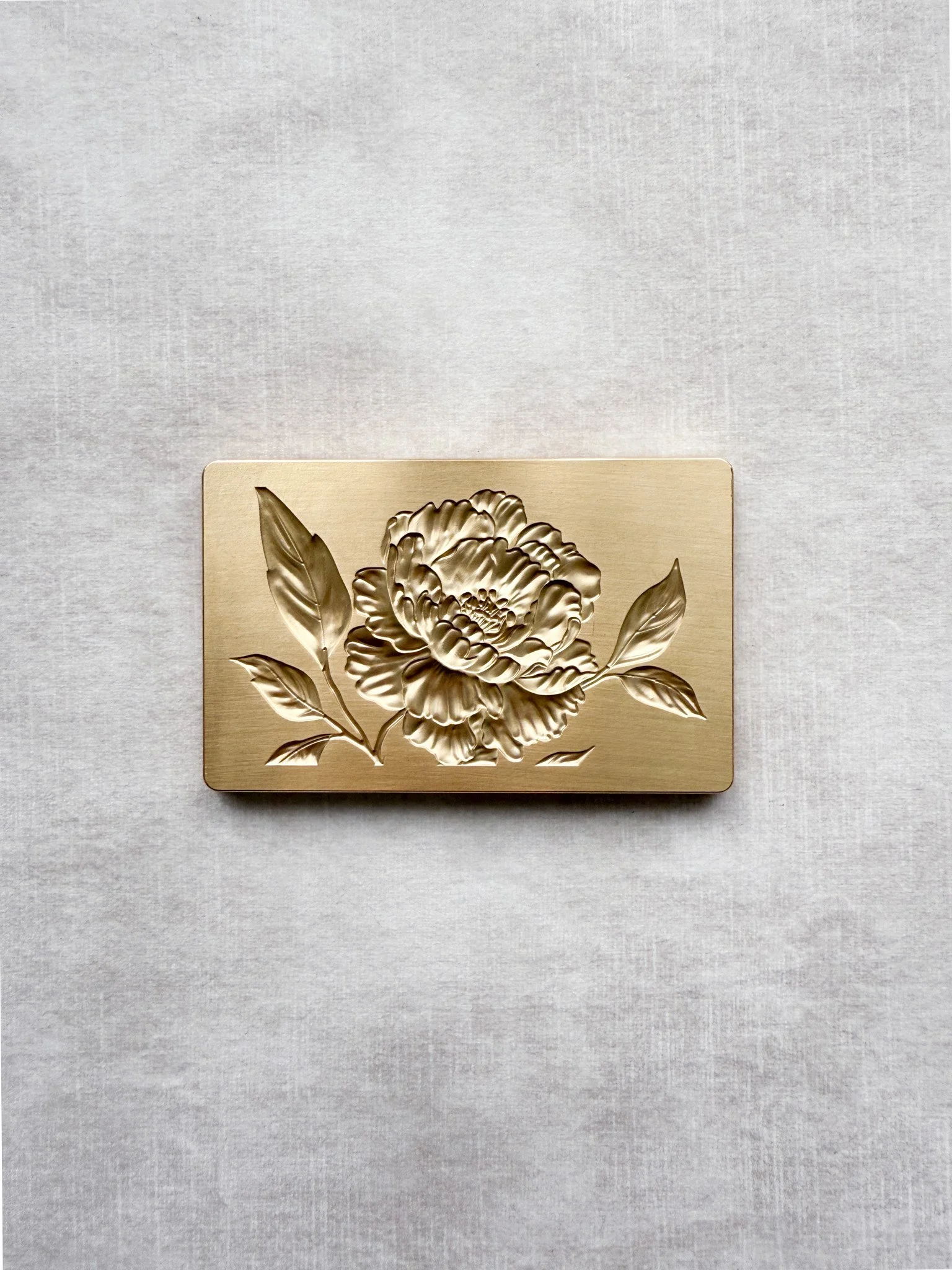 Custom Sculpted Embossed Business cards — LETTERING BY GRG