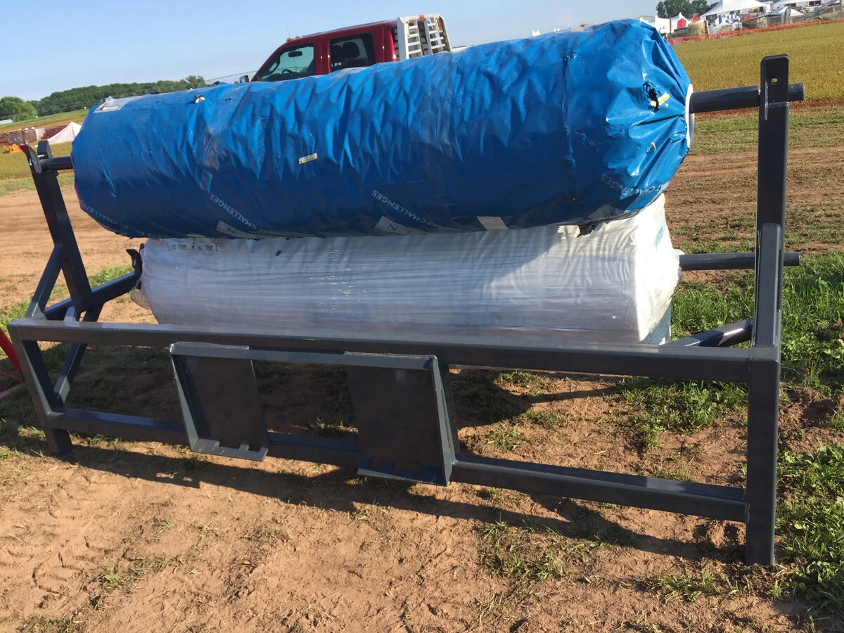 Easy Roll Silage Cover Stand — Midwest Sidewalls