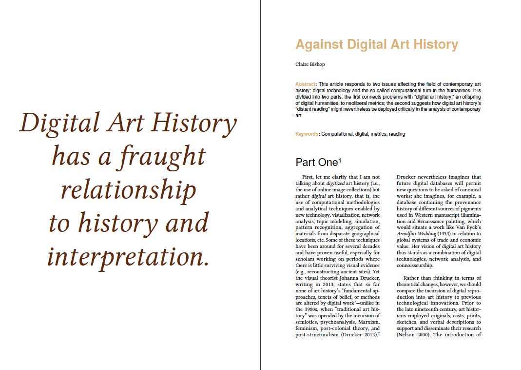 Against Digital Art History — DAHJ