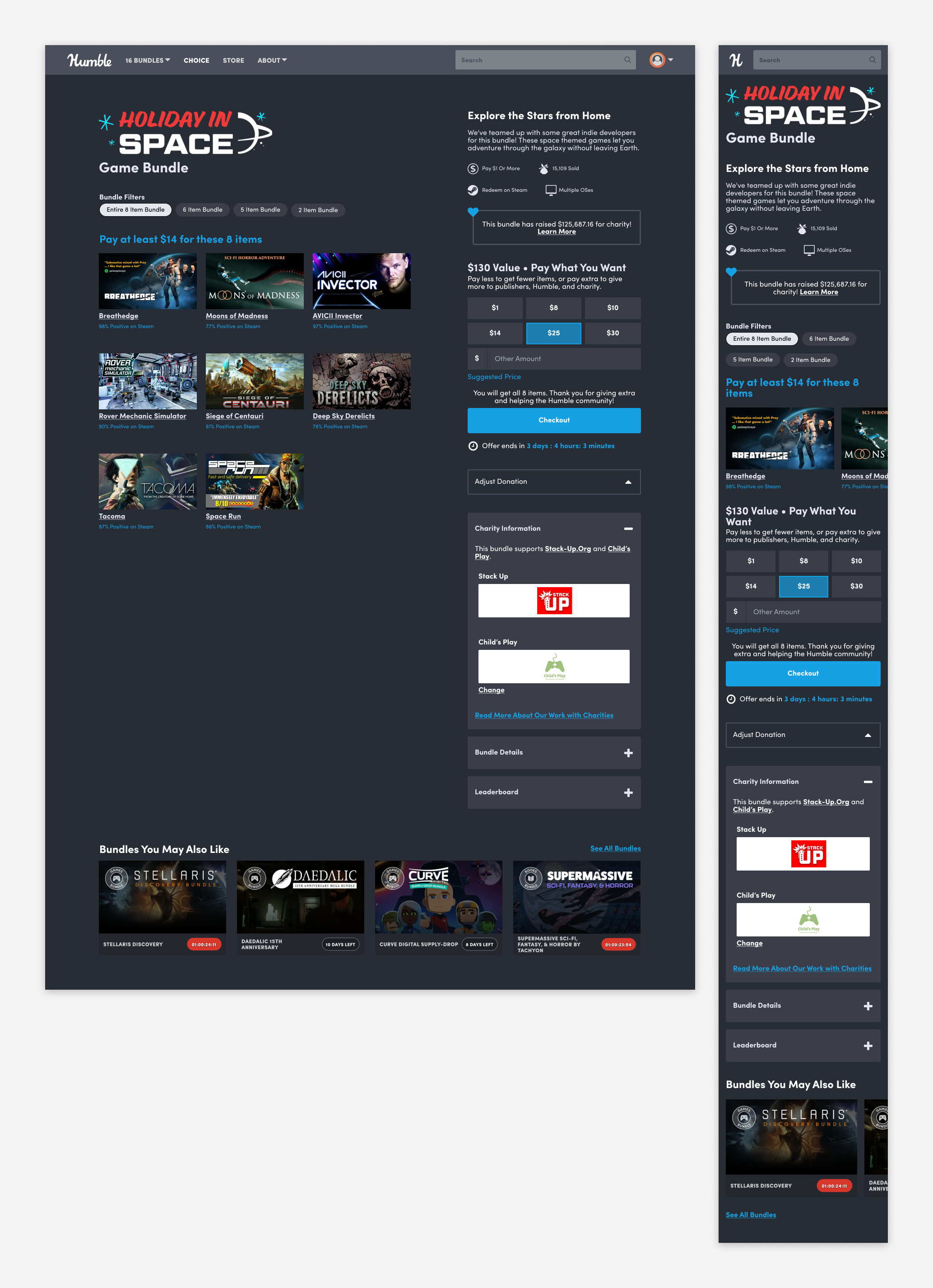 Bundles Ecommerce - Humble Bundle — Allison Hughes