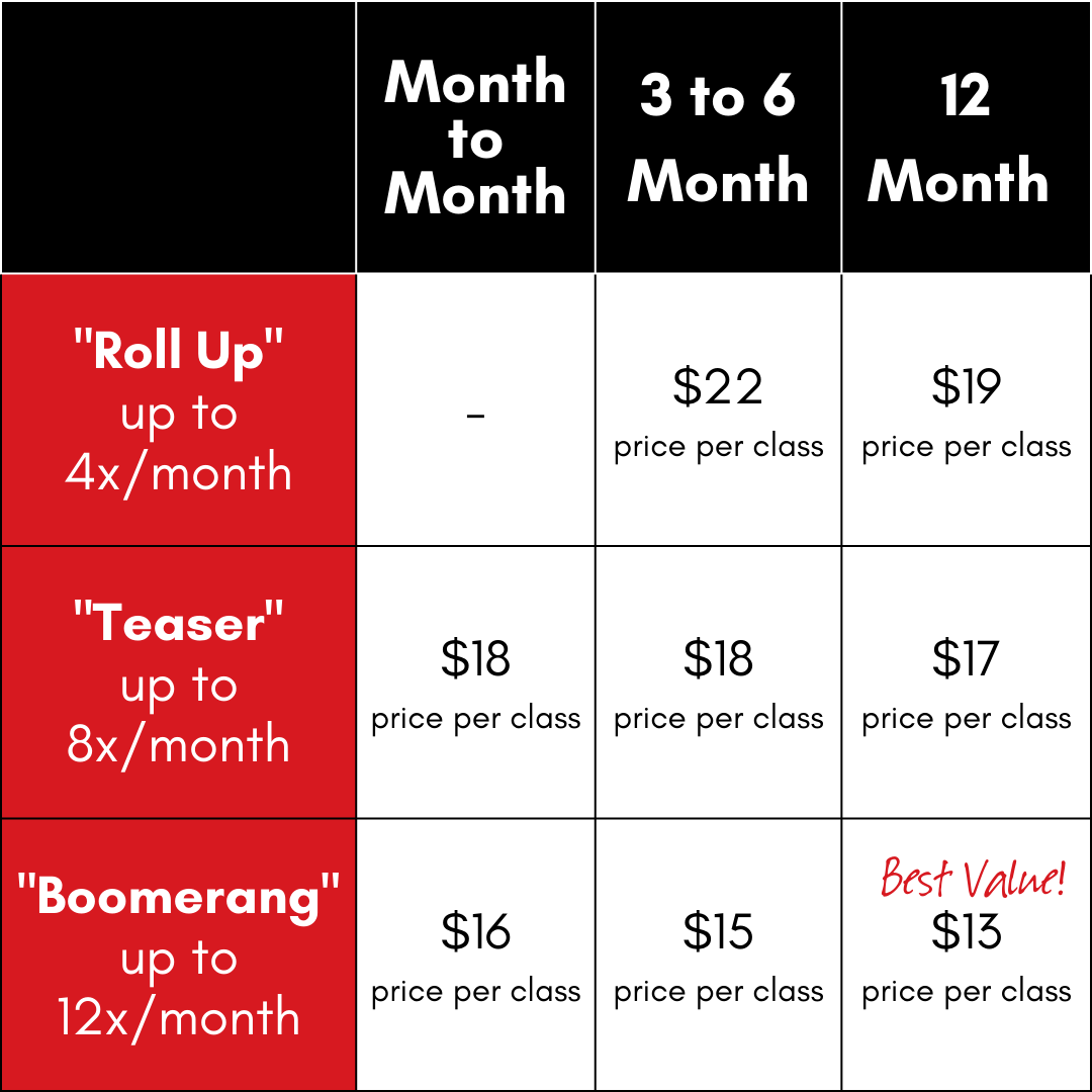 Pricing — Fuse Pilates
