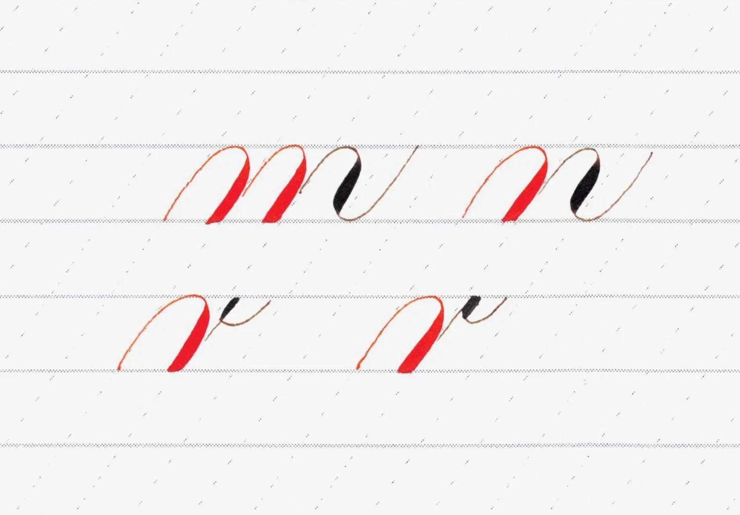 Letter Groups - Lowercase — Maxie Calligraphy