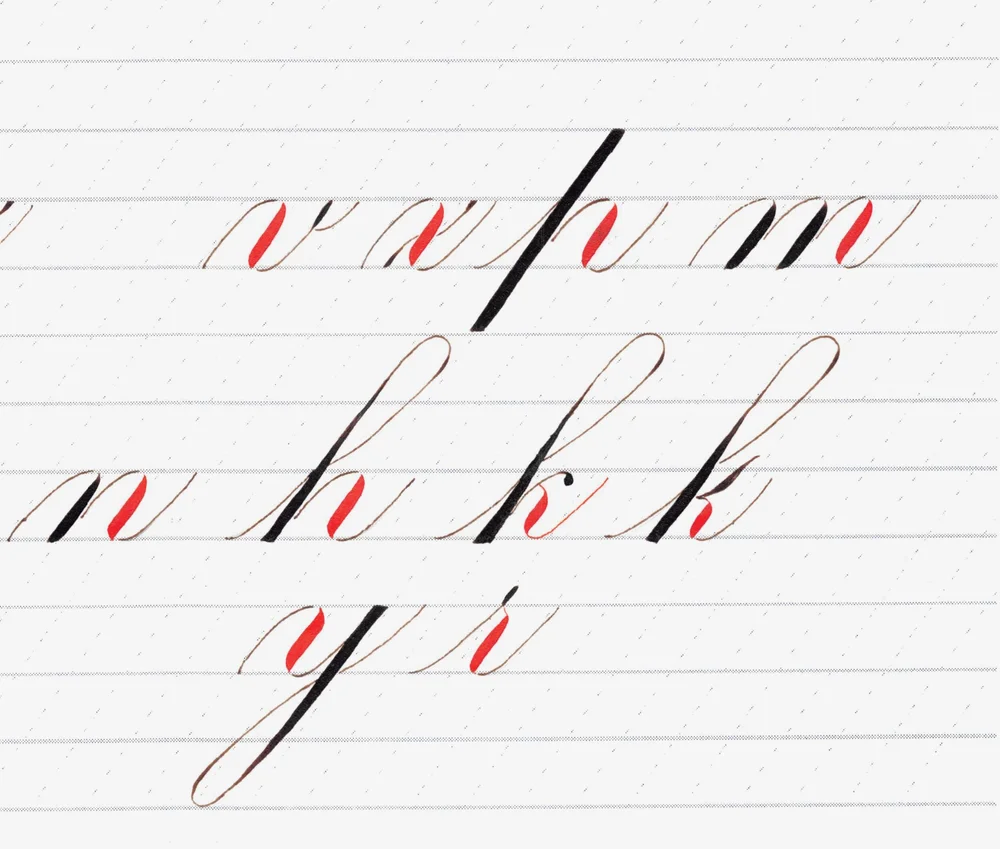 Letter Groups - Lowercase — Maxie Calligraphy