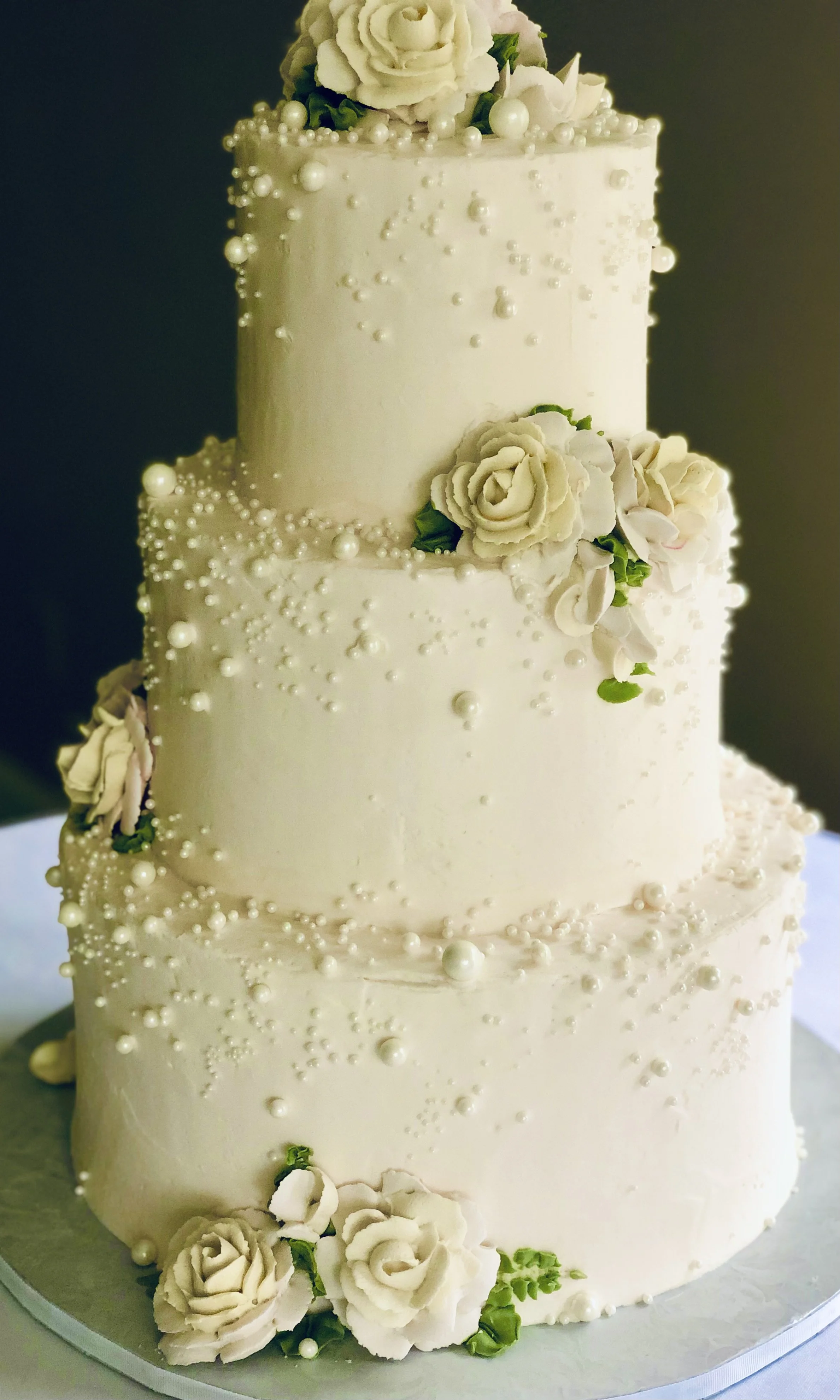 Royal Icing Flowers on Cake — Let Them Eat Cake