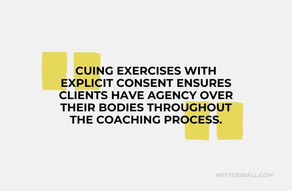Trauma-Informed Coaching: Cueing (Part 3 of 5) — Hey Tess Ball ...