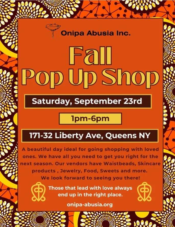 Pop Up Shop FALL 2023 — Dinizulu Cultural Arts Institute