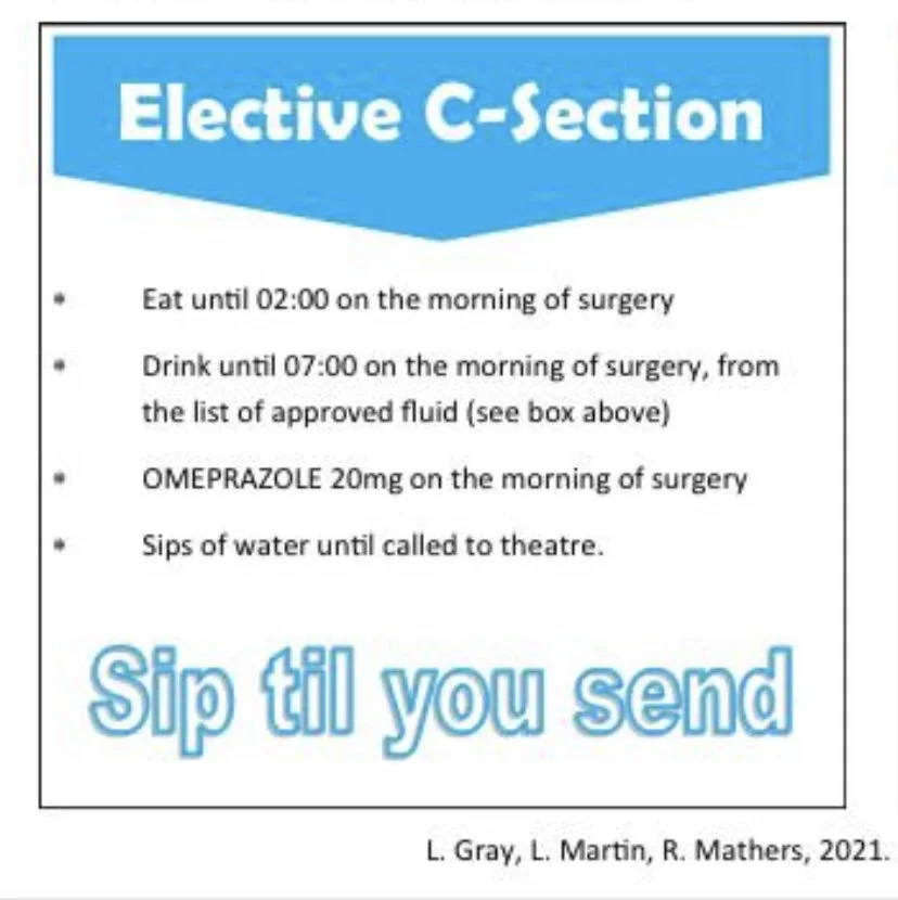 Sip Til Send - Making Cesareans Safer — GentleBirth