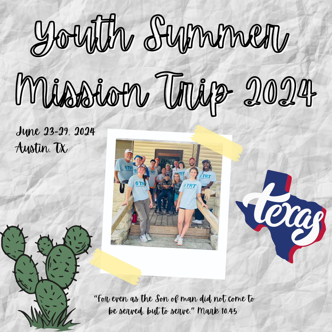 Youth Mission Trip Summer 2024 — Spring Valley United Methodist Church